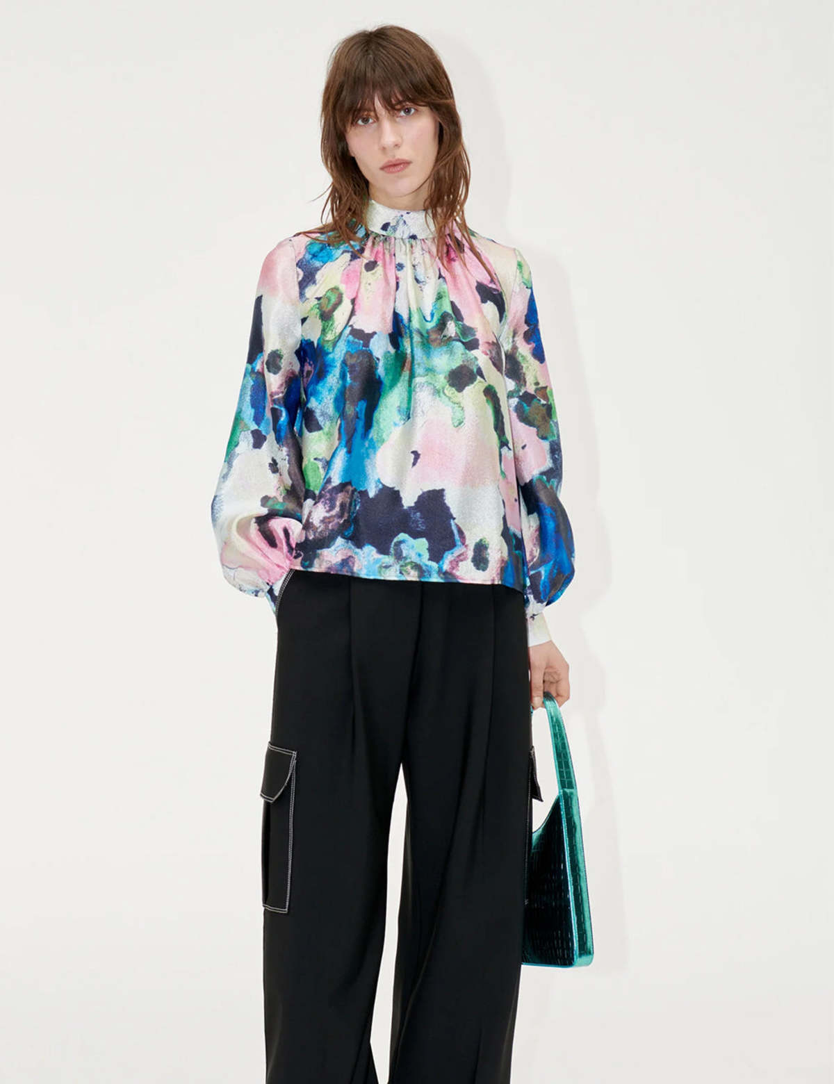 Stine Goya Ashley Top - Frosted Floral Day | Garmentory