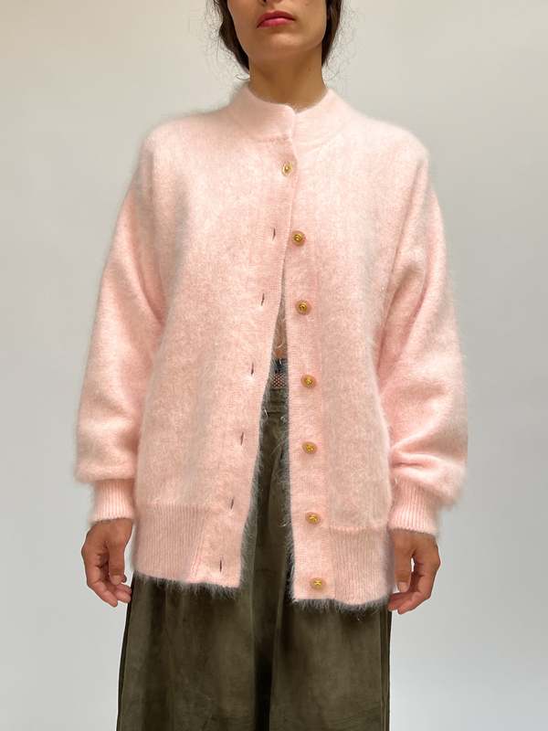 Angora Cardi Coat - Ballet Pink | Garmentory
