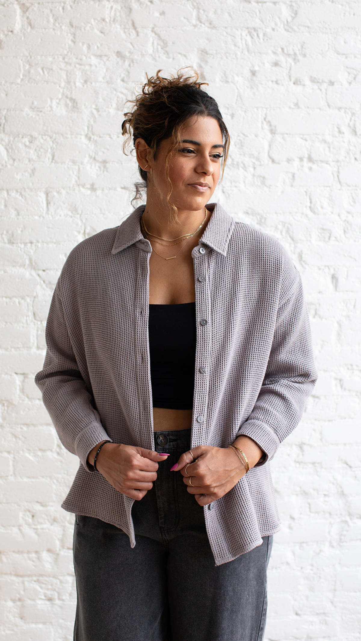 Mod Ref The Dale Top - Taupe | Garmentory