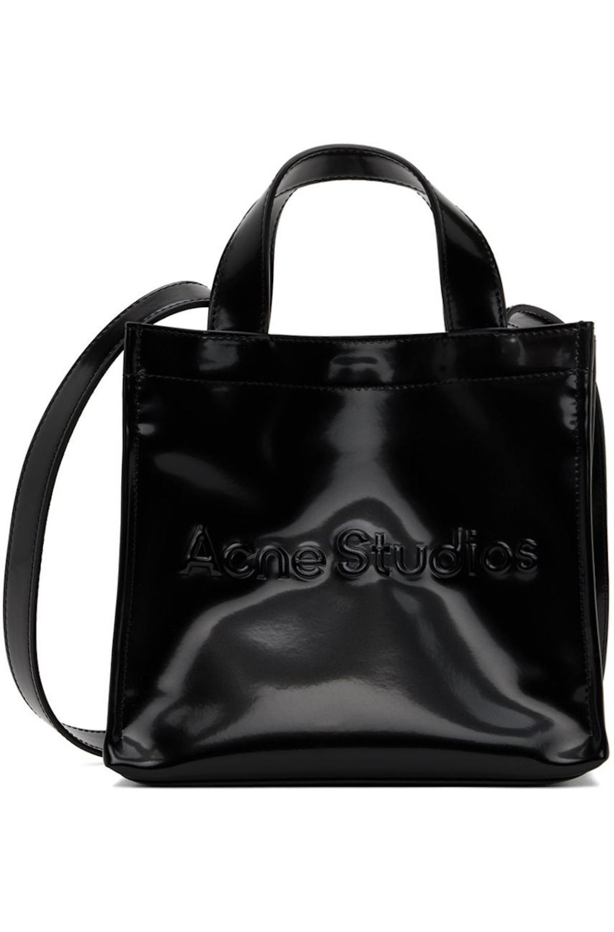 Acne Studios Mini Logo Bag - Black | Garmentory