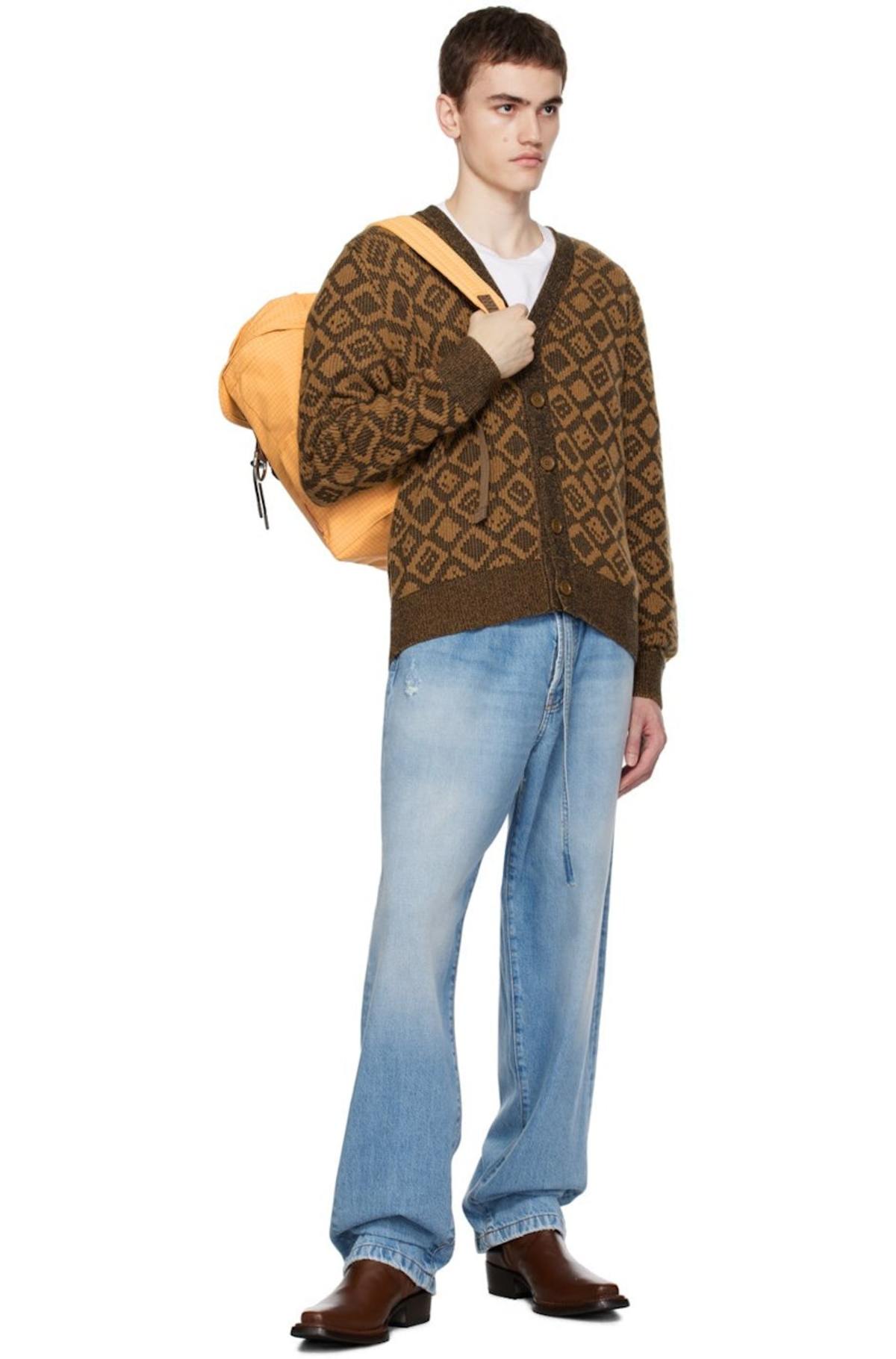 Acne Studios Ripstop Nylon Backpack - Yellow | Garmentory