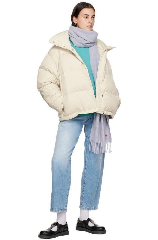 Acne Studios Narrow Fringe Scarf - Blue | Garmentory