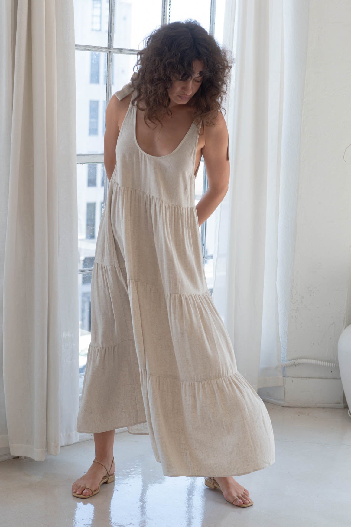 Rachel Pally Adelaide Linen Dress - Natural | Garmentory