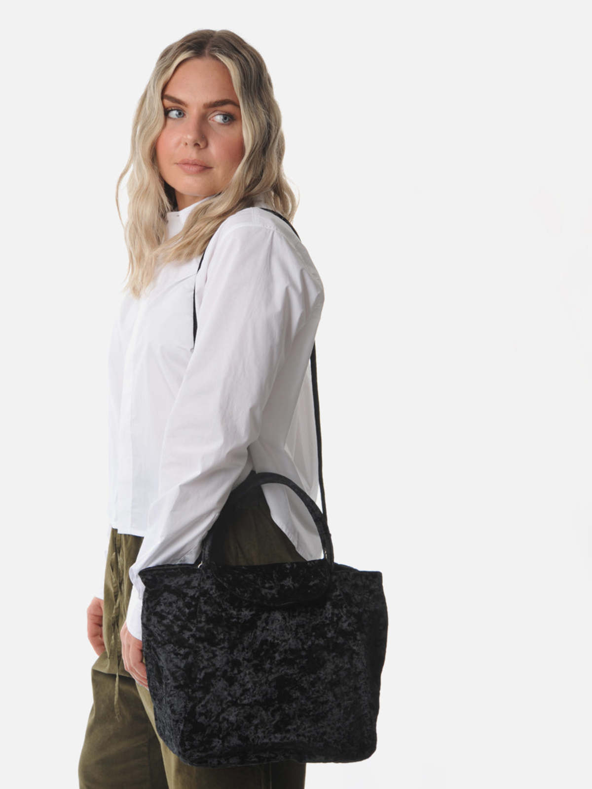 Zilla Velvet Vicky Bag - Black | Garmentory