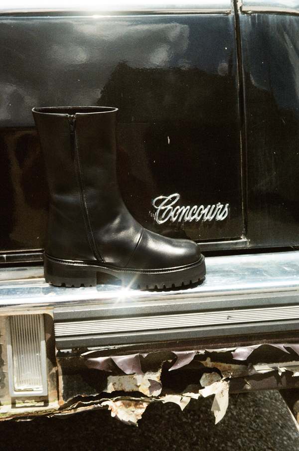Nicole Saldaa VENDOLA BOOT IN LEATHER - BLACK | Garmentory