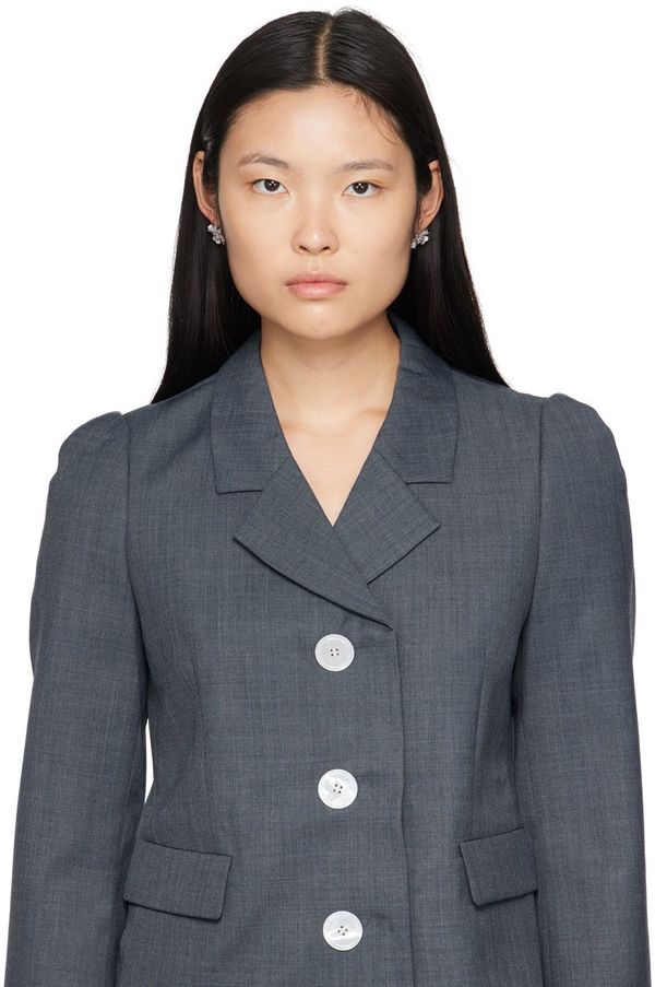 Shushu/Tong YVMIN Edition Cruciate Flower Pave Earrings - Silver ...