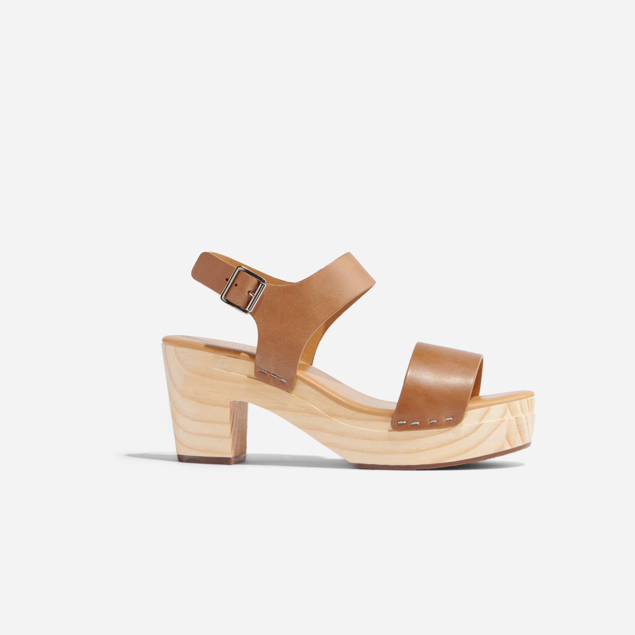 Nisolo All-Day Open Toe Clog - Almond | Garmentory