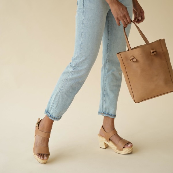 All-Day Open Toe Clog Almond | Garmentory