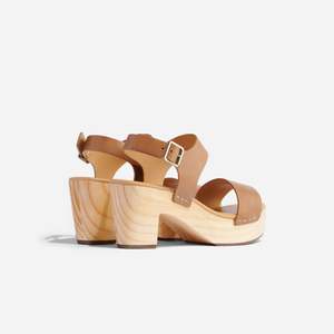 Nisolo All-Day Open Toe Clog - Almond | Garmentory
