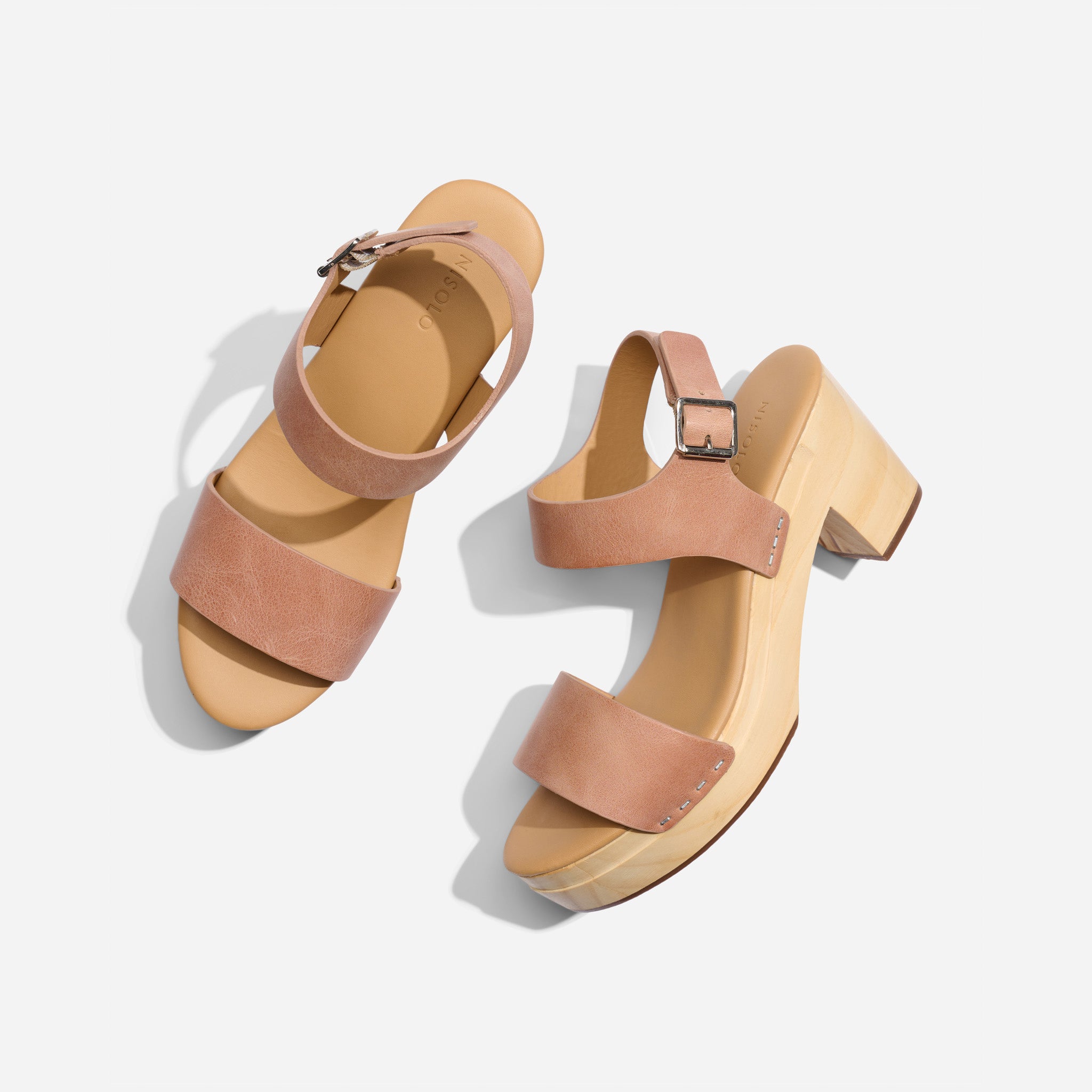 Nisolo All-Day Open Toe Clog - Desert Rose | Garmentory