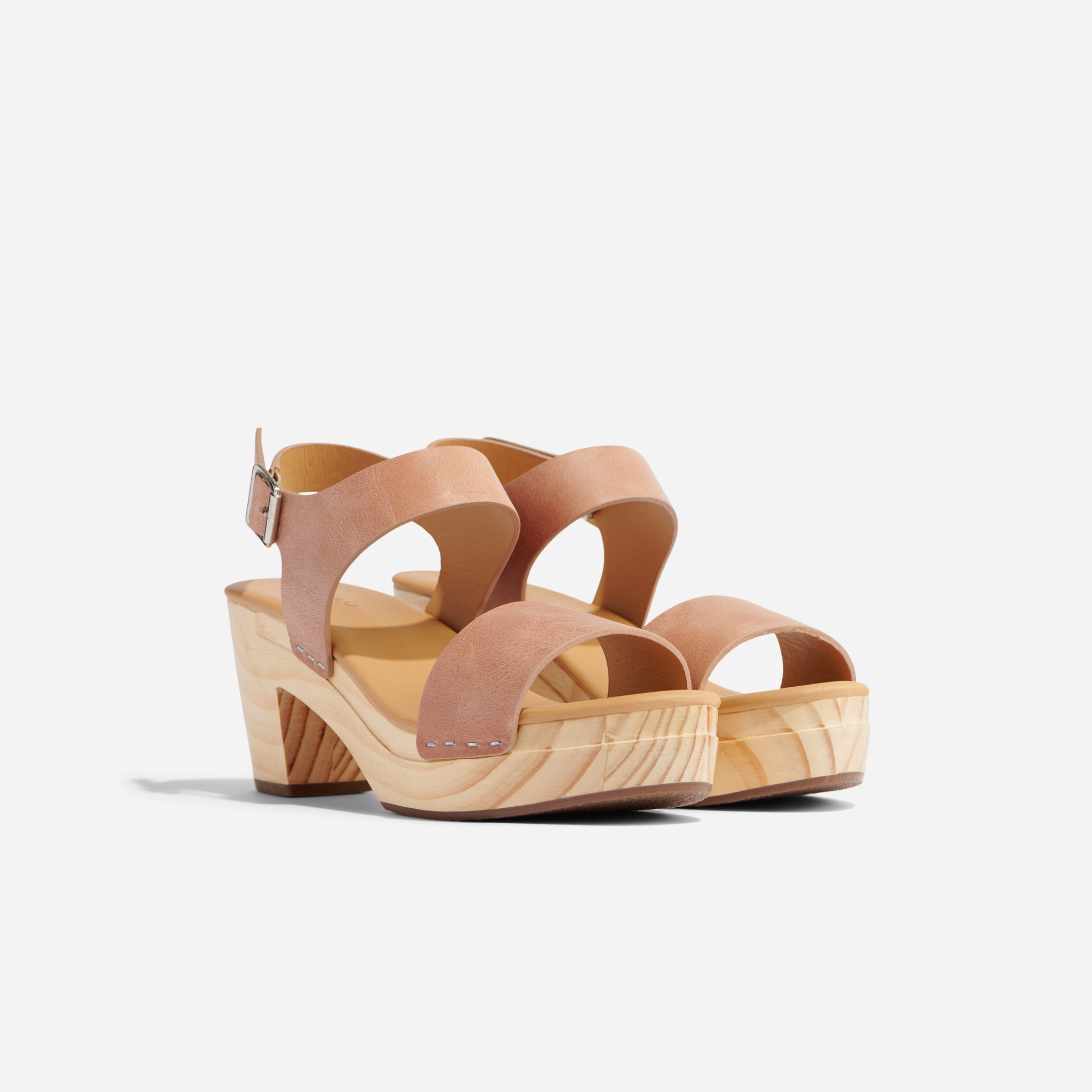 Nisolo All-Day Open Toe Clog - Desert Rose | Garmentory