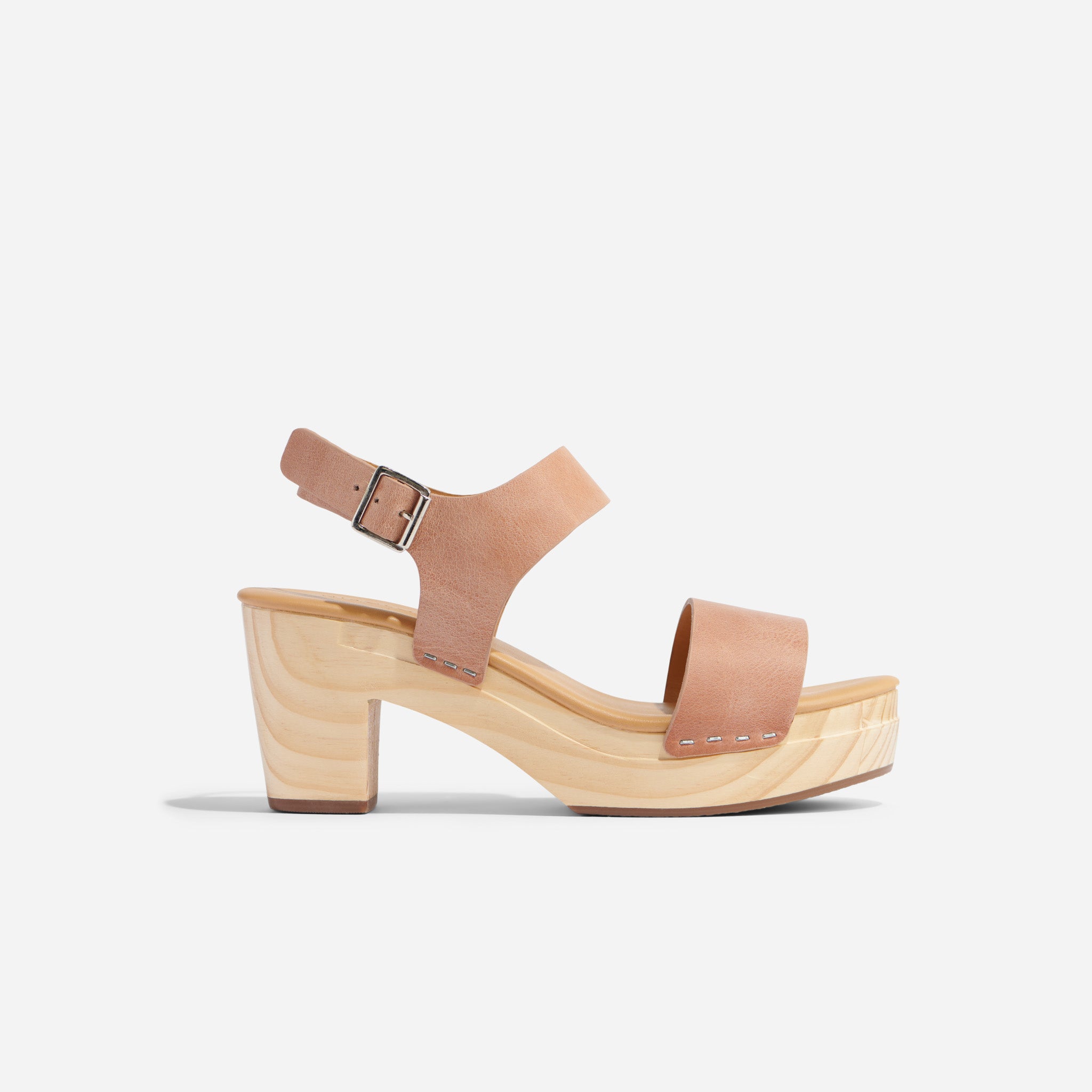 Nisolo All-Day Open Toe Clog - Desert Rose | Garmentory