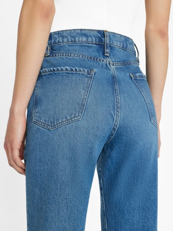 FRAME Denim Le Jane Crop Raw Frey - Caramia | Garmentory