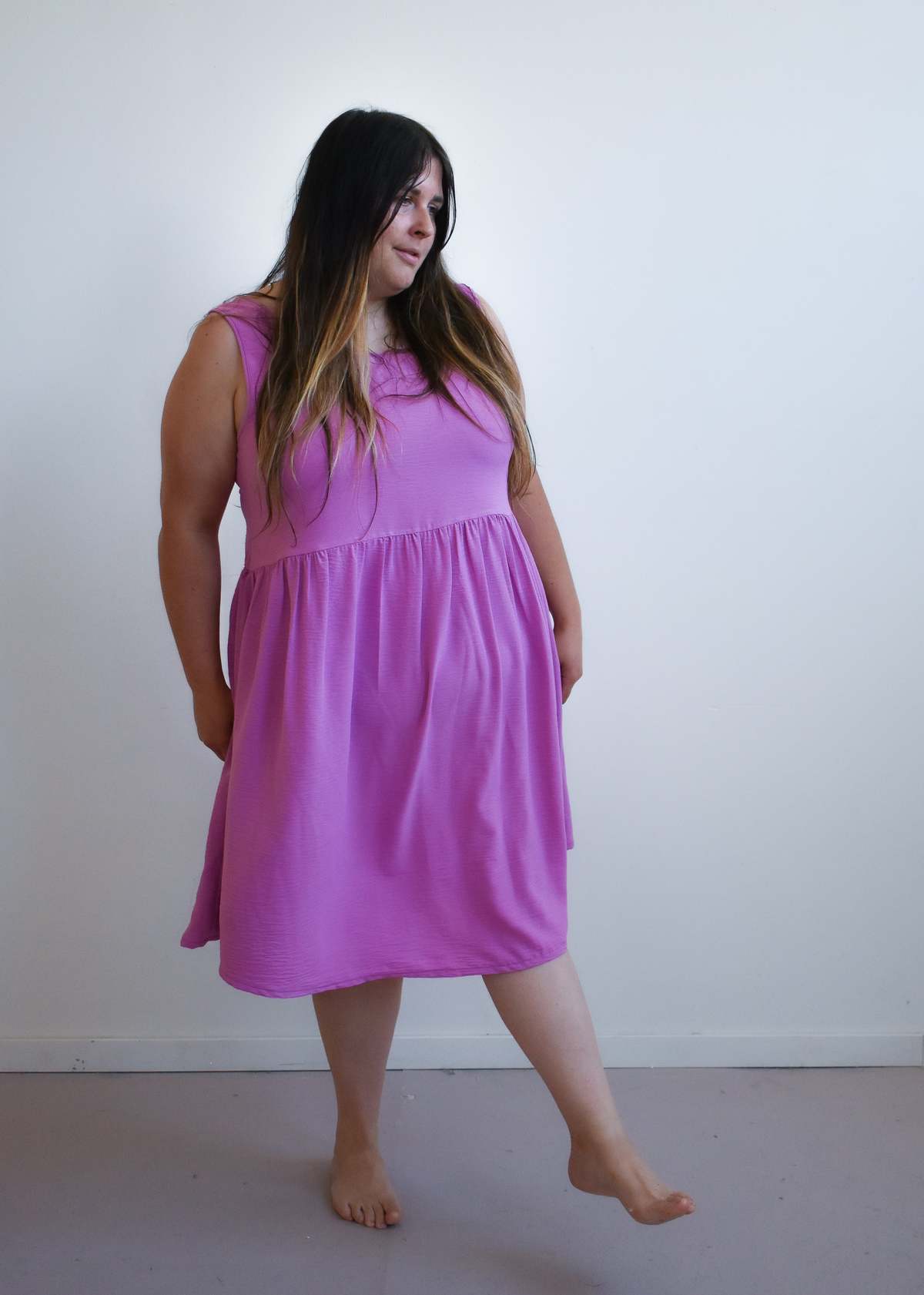 Altar Houseline Meredith Dress - Vibrant Orchid | Garmentory