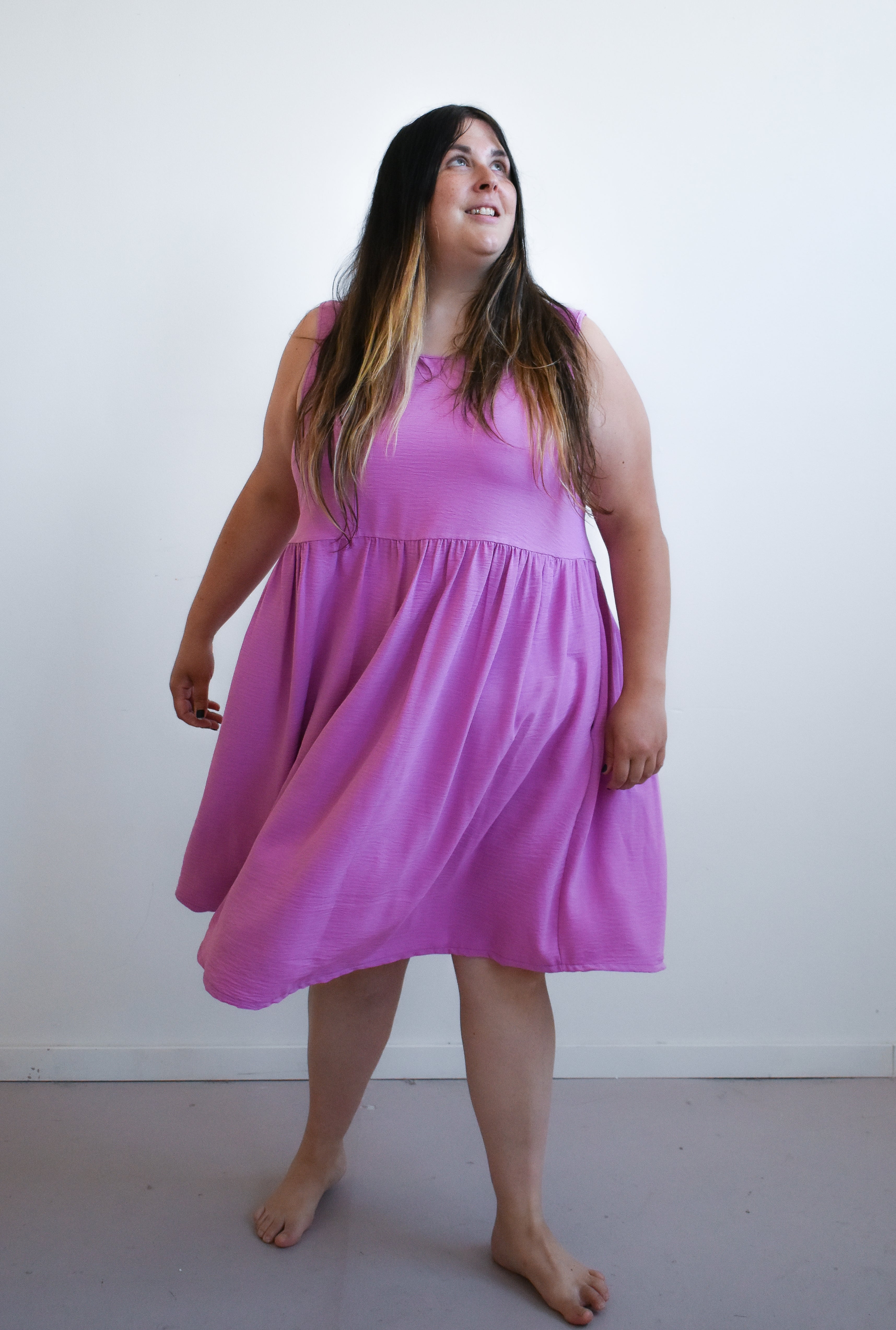 Altar Houseline Meredith Dress - Vibrant Orchid | Garmentory