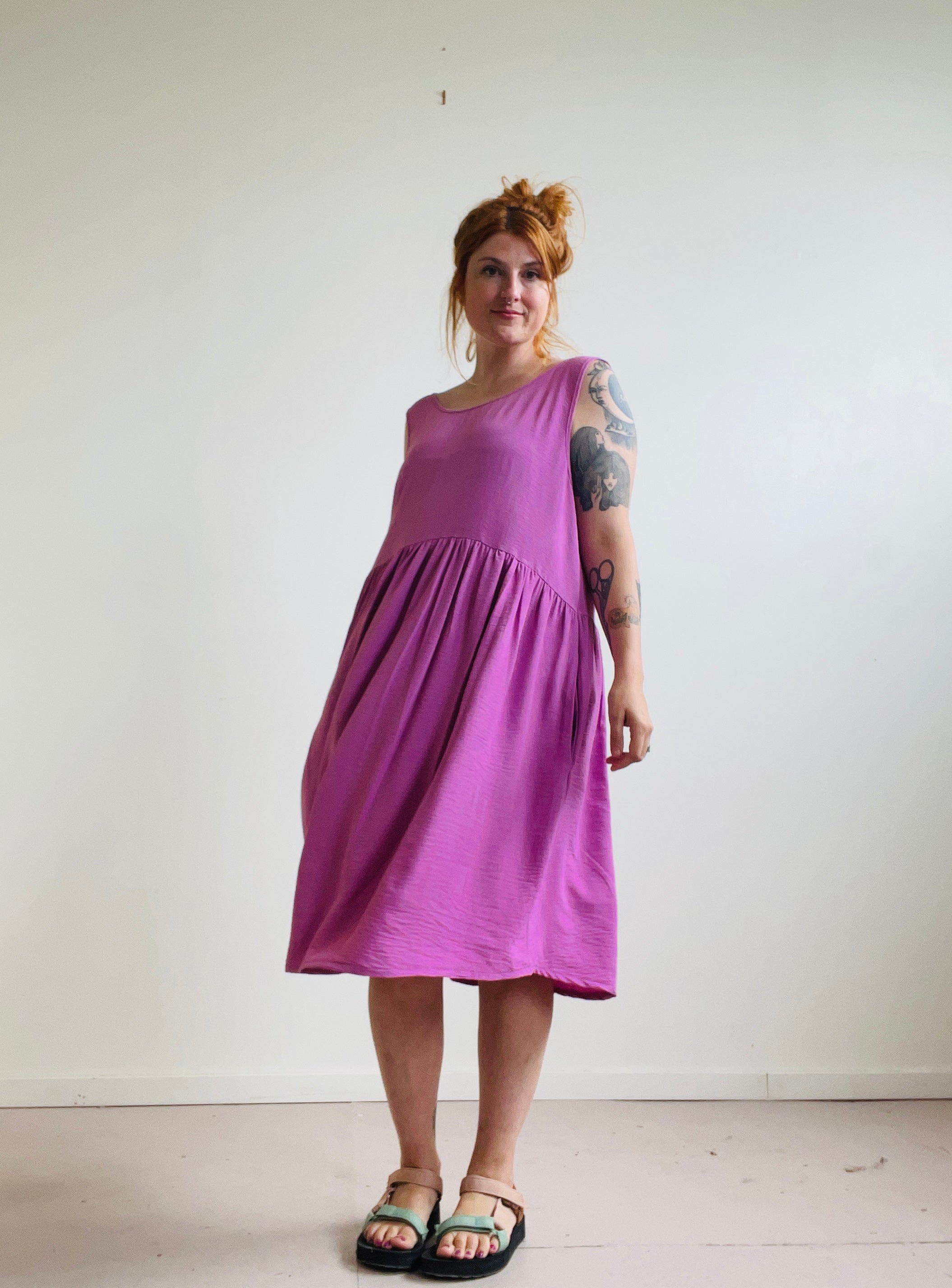 Altar Houseline Meredith Dress - Vibrant Orchid | Garmentory