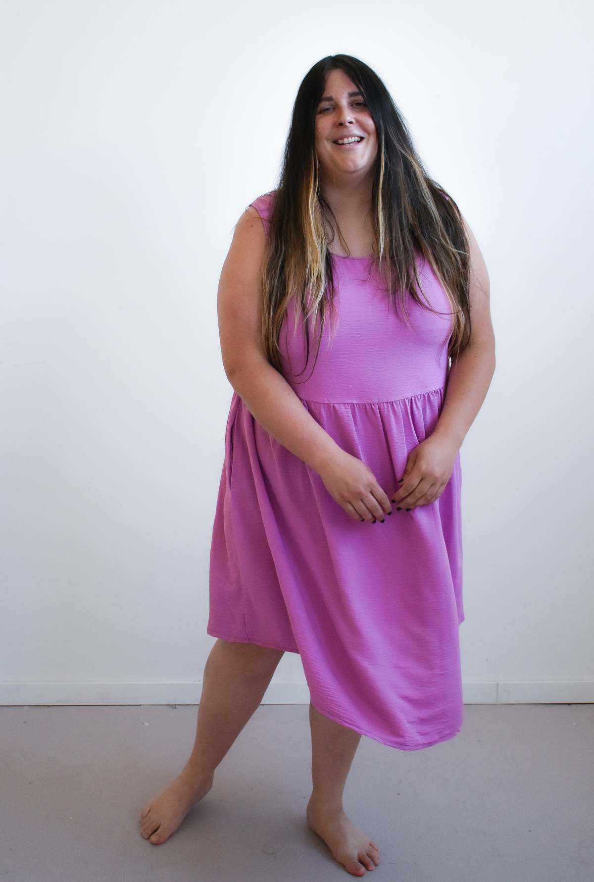 Altar Houseline Meredith Dress - Vibrant Orchid | Garmentory