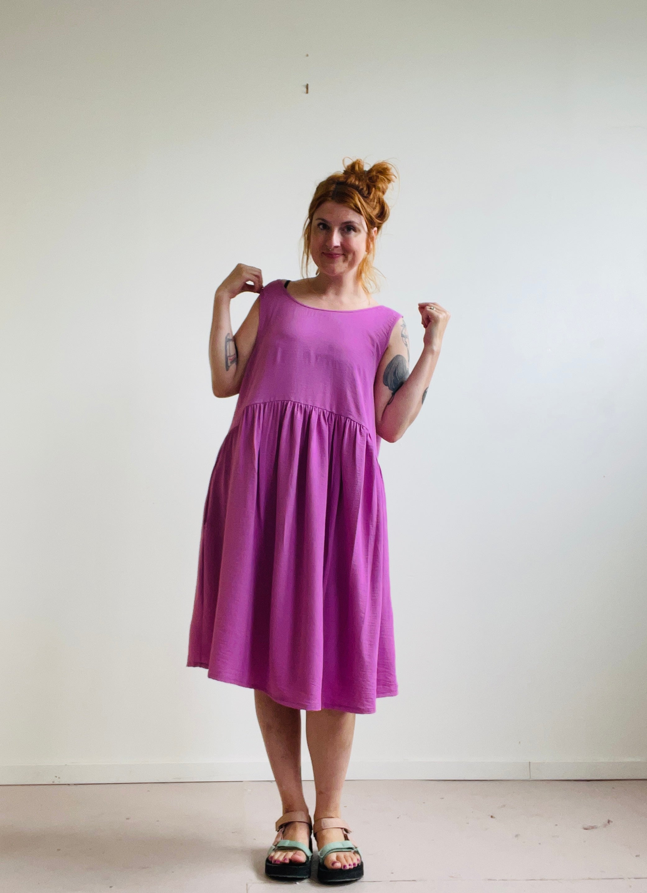 Altar Houseline Meredith Dress - Vibrant Orchid | Garmentory