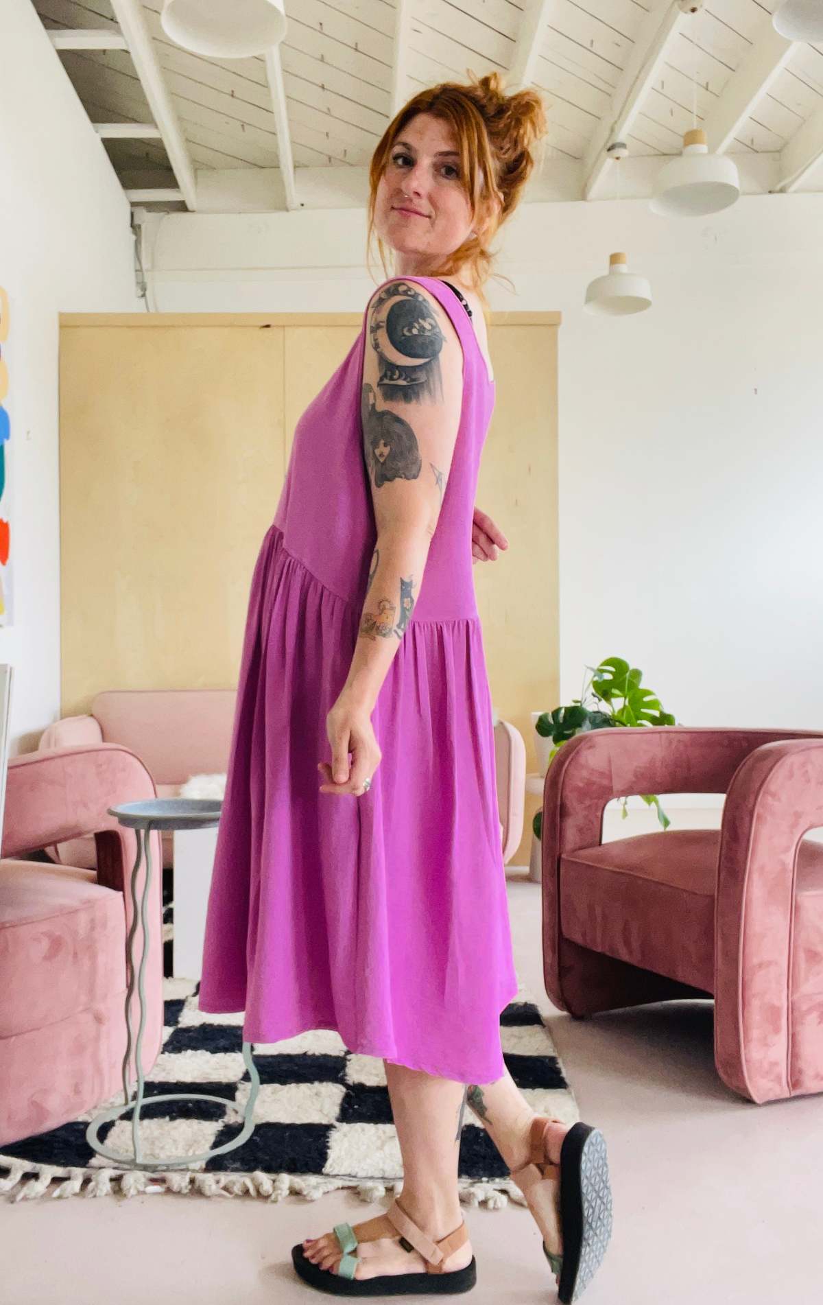 Altar Houseline Meredith Dress - Vibrant Orchid | Garmentory