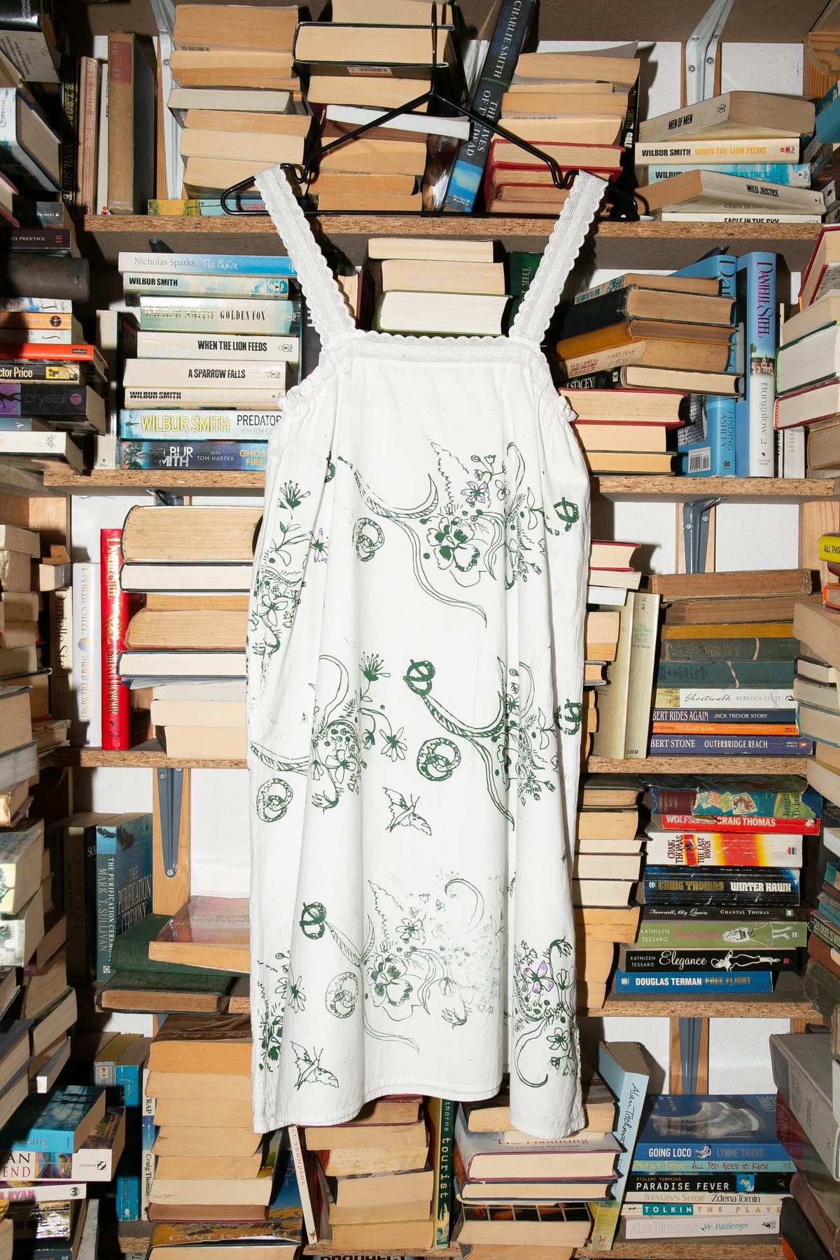 Wolf and Gypsy Vintage Hand Screened Antique Gown | Garmentory