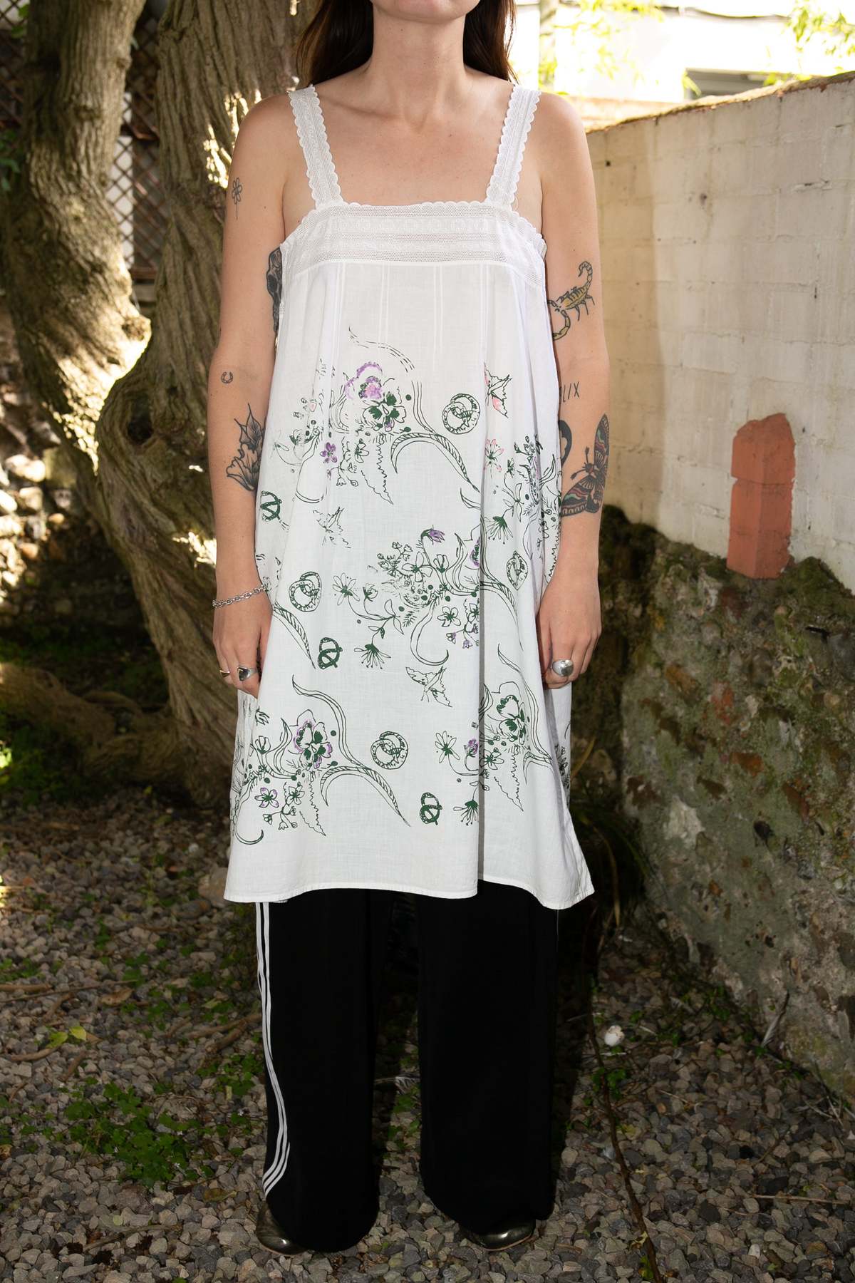 Wolf and Gypsy Vintage Hand Screened Antique Gown | Garmentory