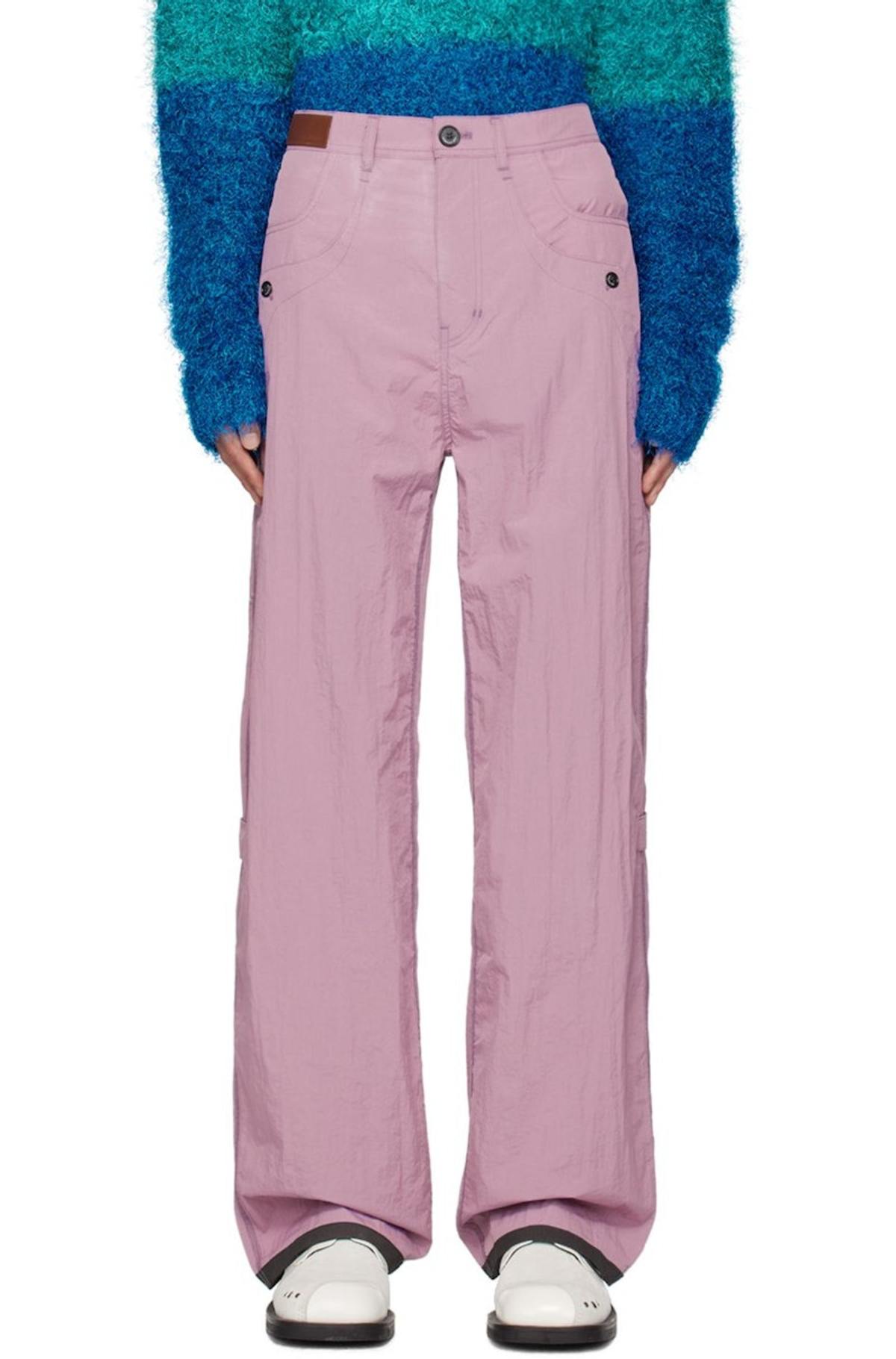 Andersson Bell Purple Inside-Out Trousers | Garmentory