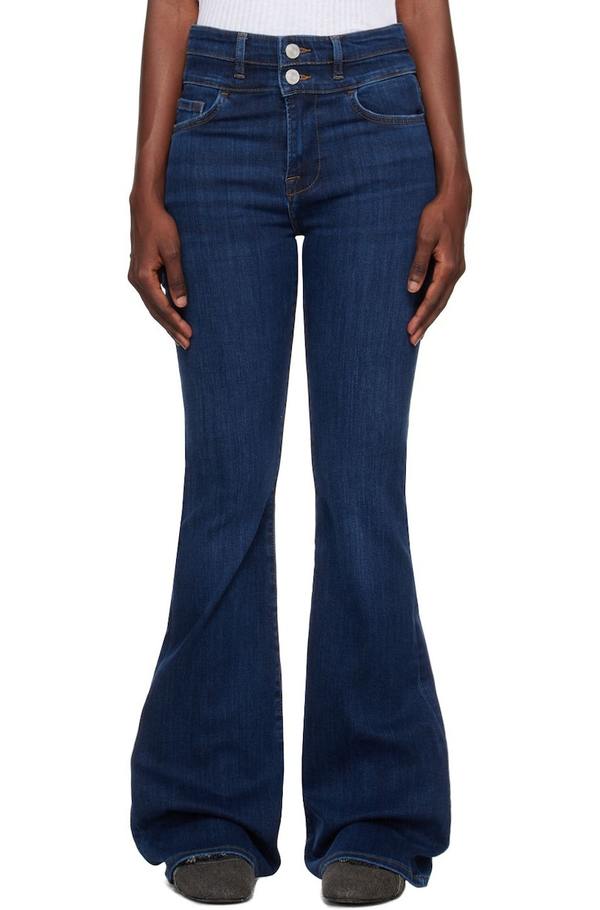 FRAME Blue Double Jeans | Garmentory