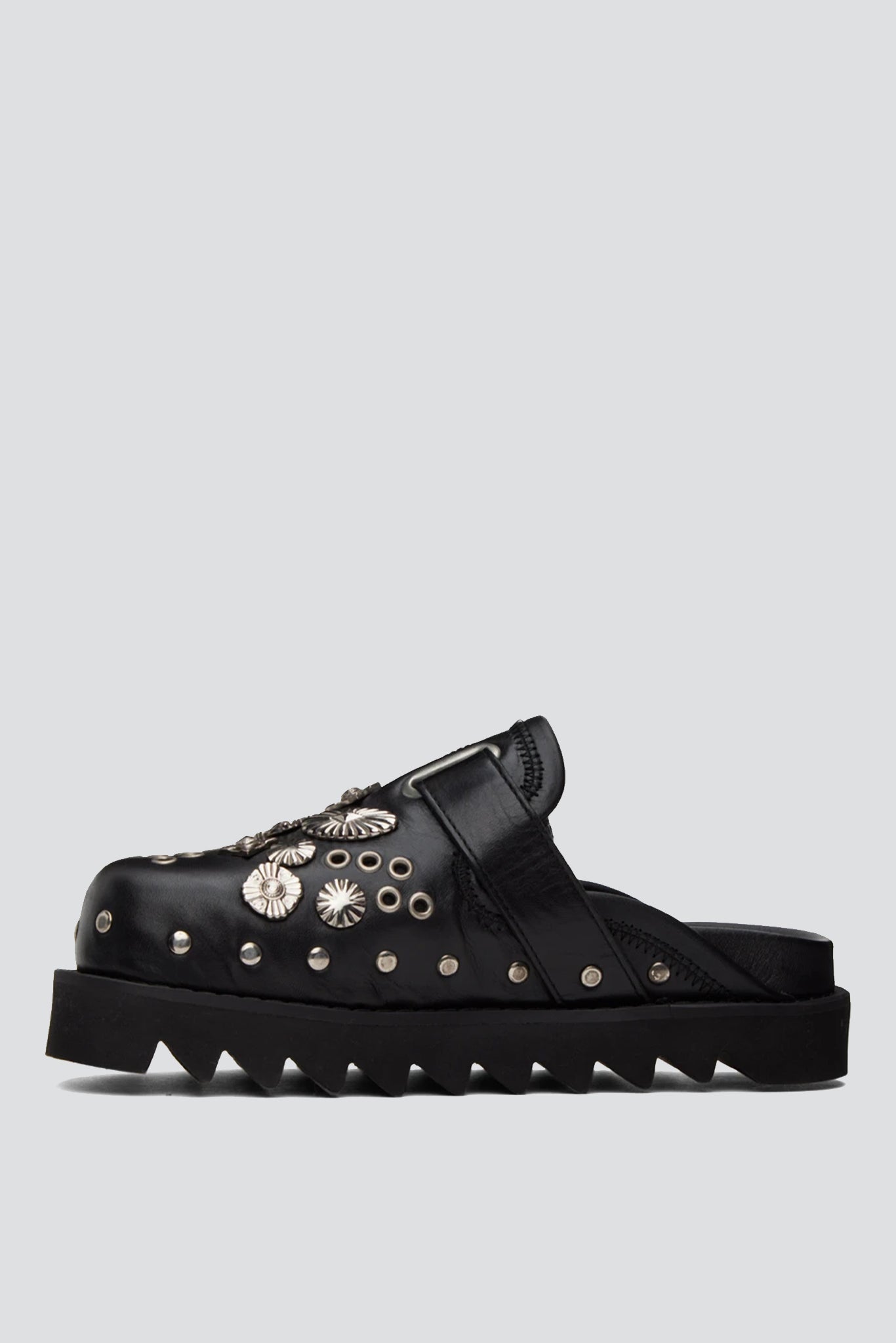 Toga Virilis Metal Sabot Loafer - Black | Garmentory