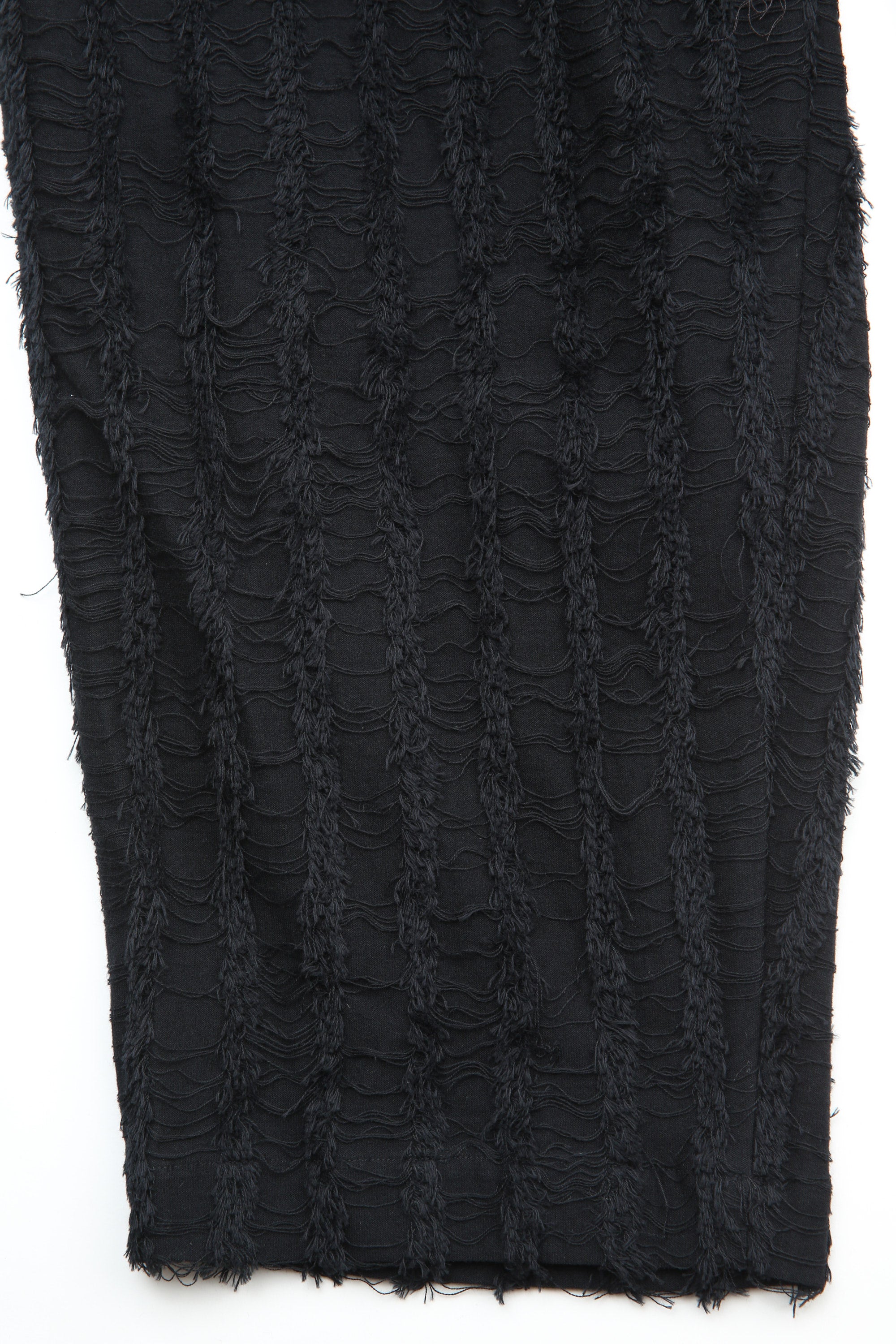 JUNYA WANTANABE MAN WL-P036-051-1 FRINGE PANTS - BLACK | Garmentory