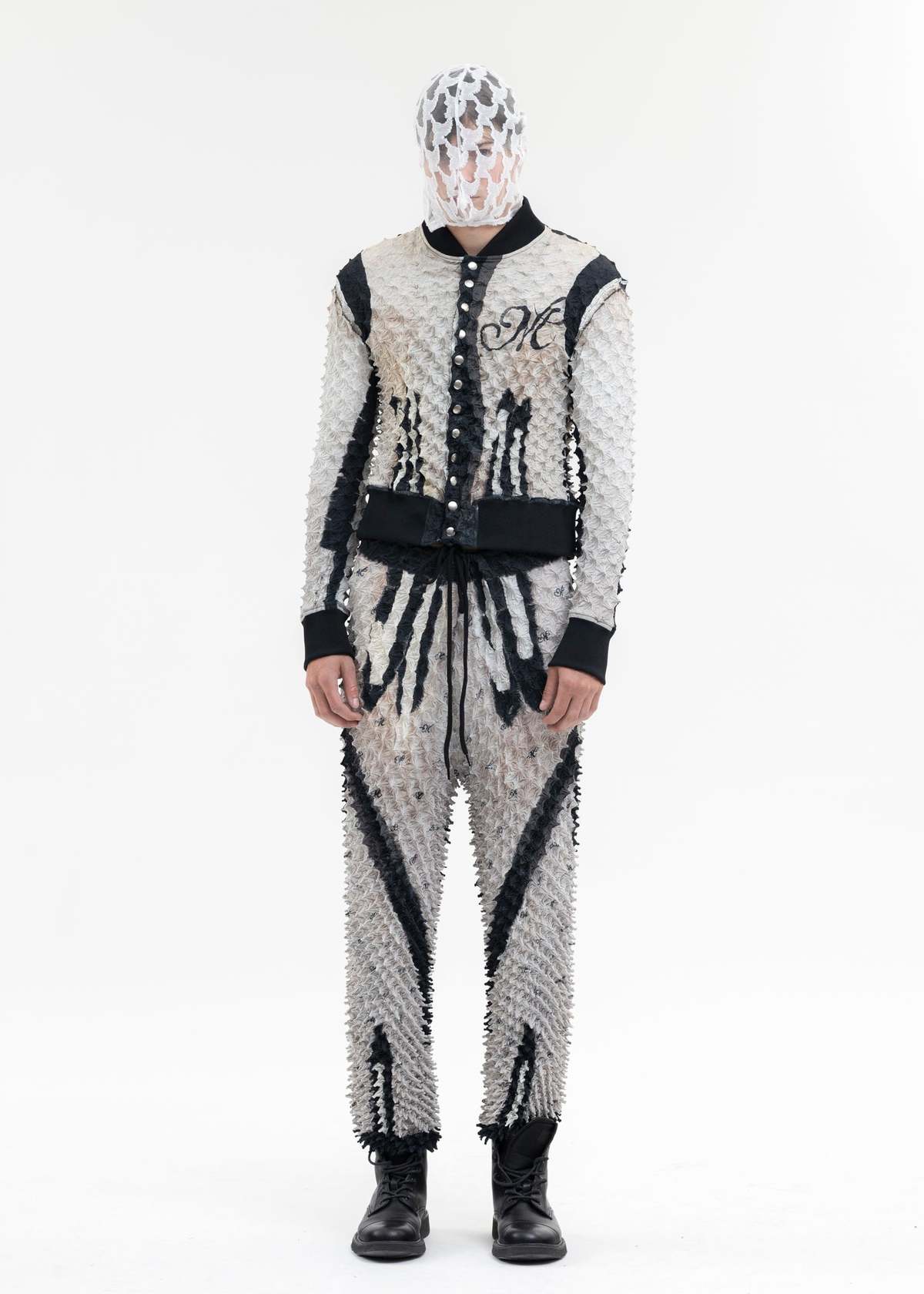 Feng Chen Wang Upside Down Jacket - Check Pattern | Garmentory