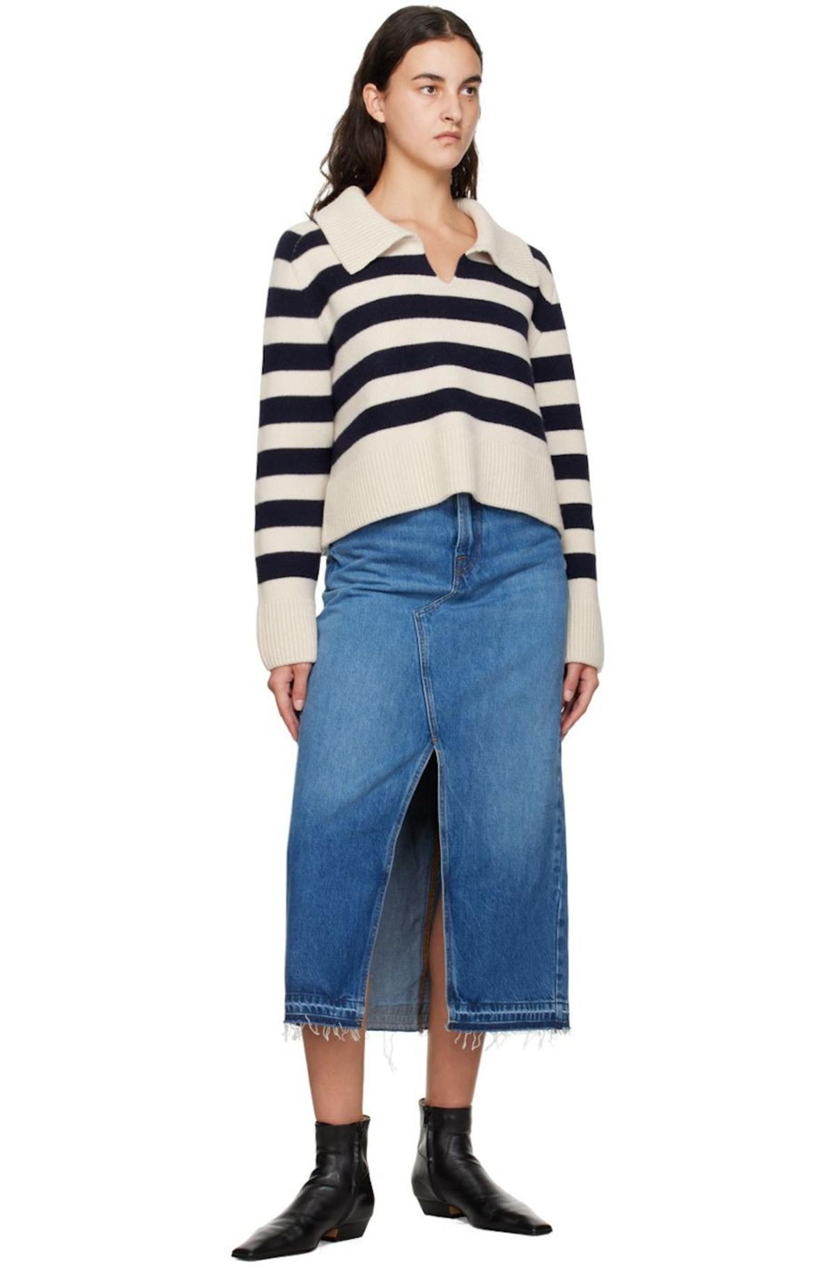 FRAME Blue Midaxi Midi Skirt | Garmentory