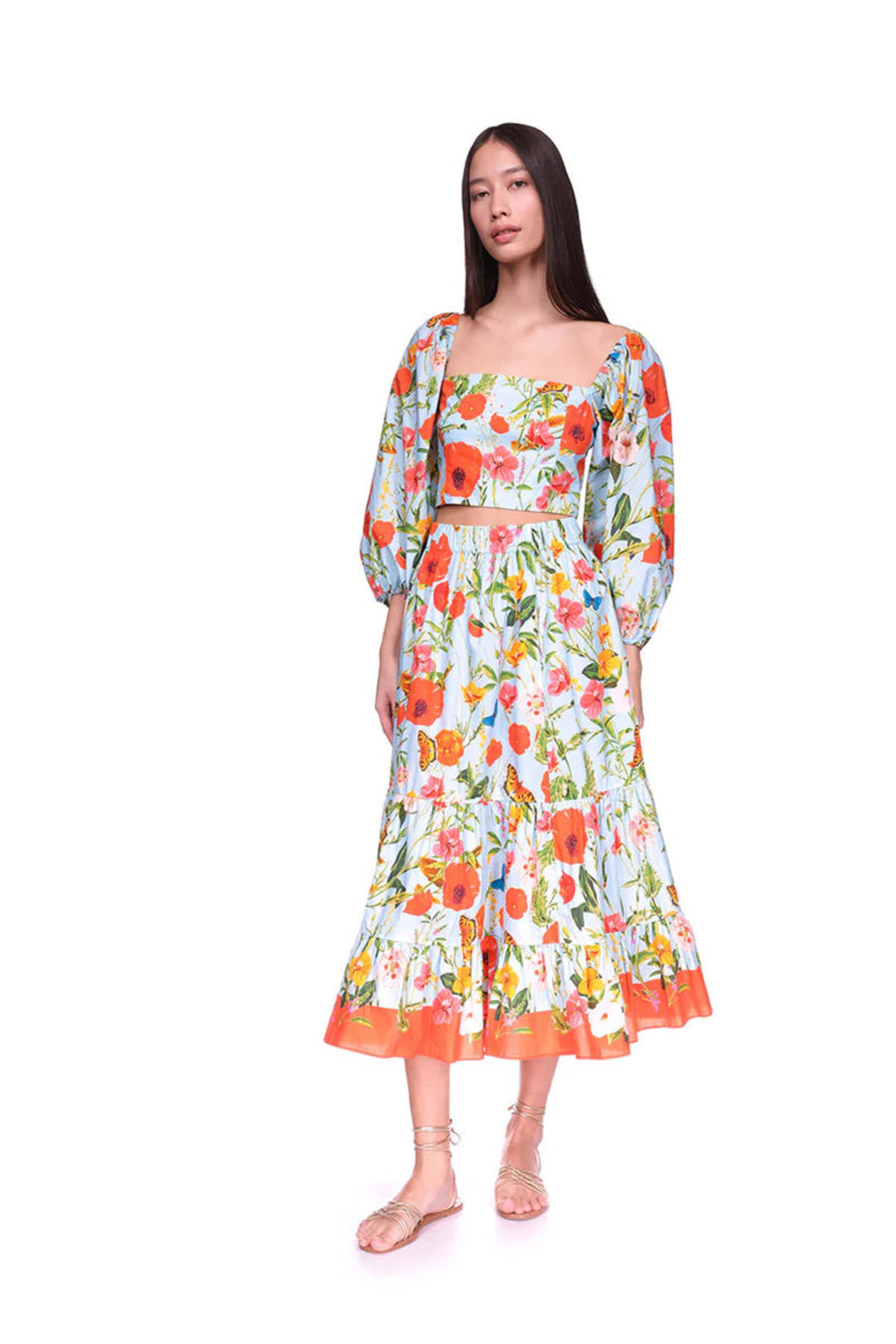 Cara Cara Chase Skirt - Garden Dew | Garmentory