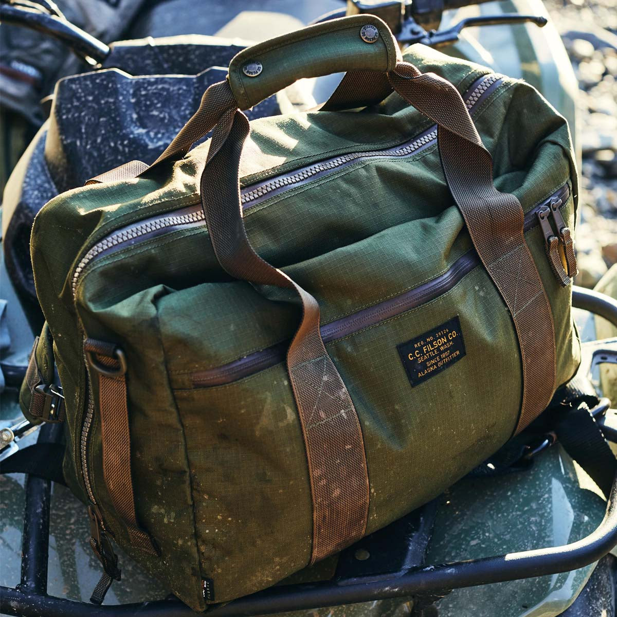 Filson Ripstop Nylon Pullman - Surplus Green | Garmentory