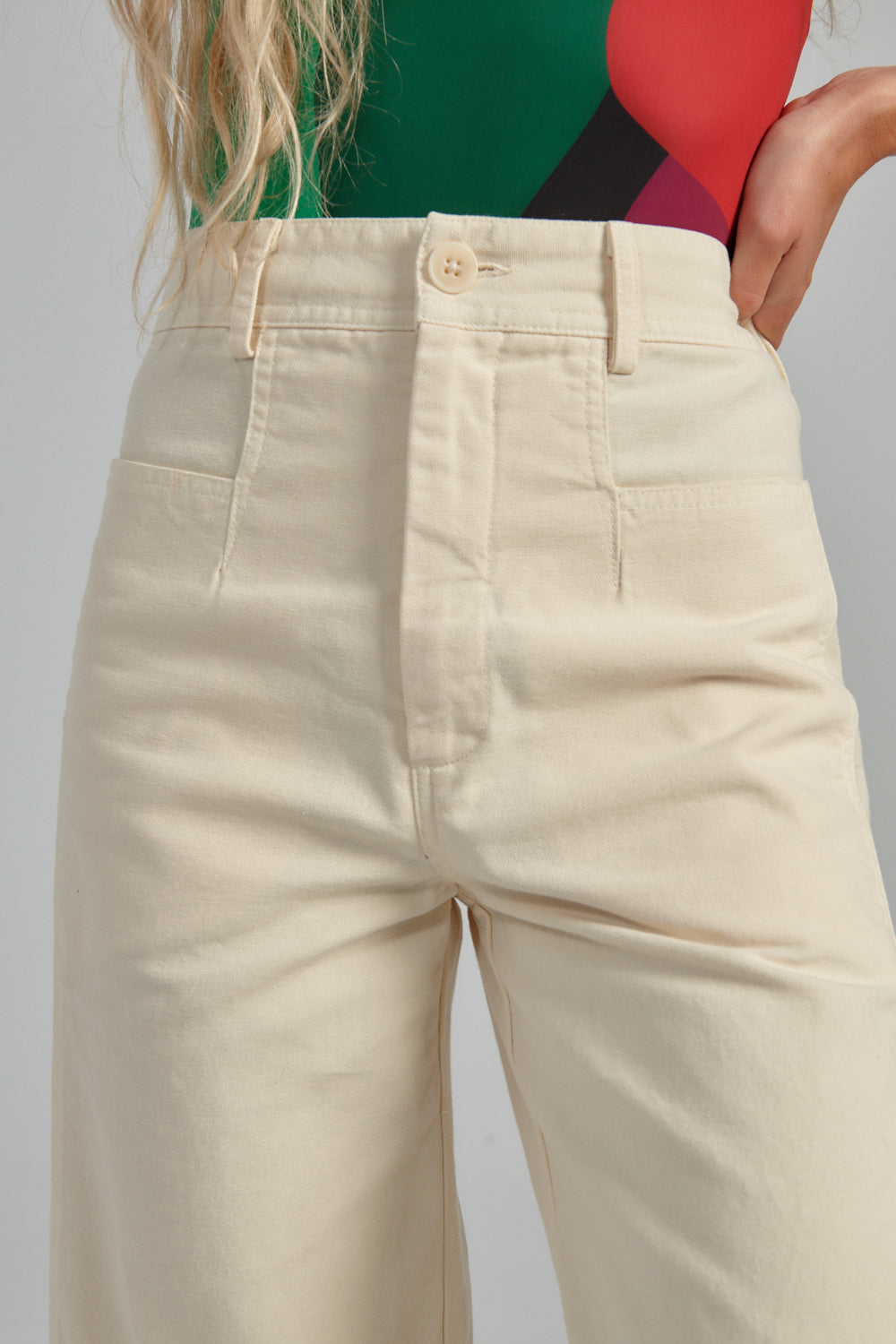 Caron Callahan Morrison Pant - Natural Canvas | Garmentory