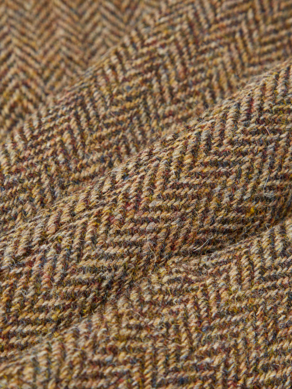 Universal Works Harris Tweed Bakers Jacket - Brown Herringbone | Garmentory