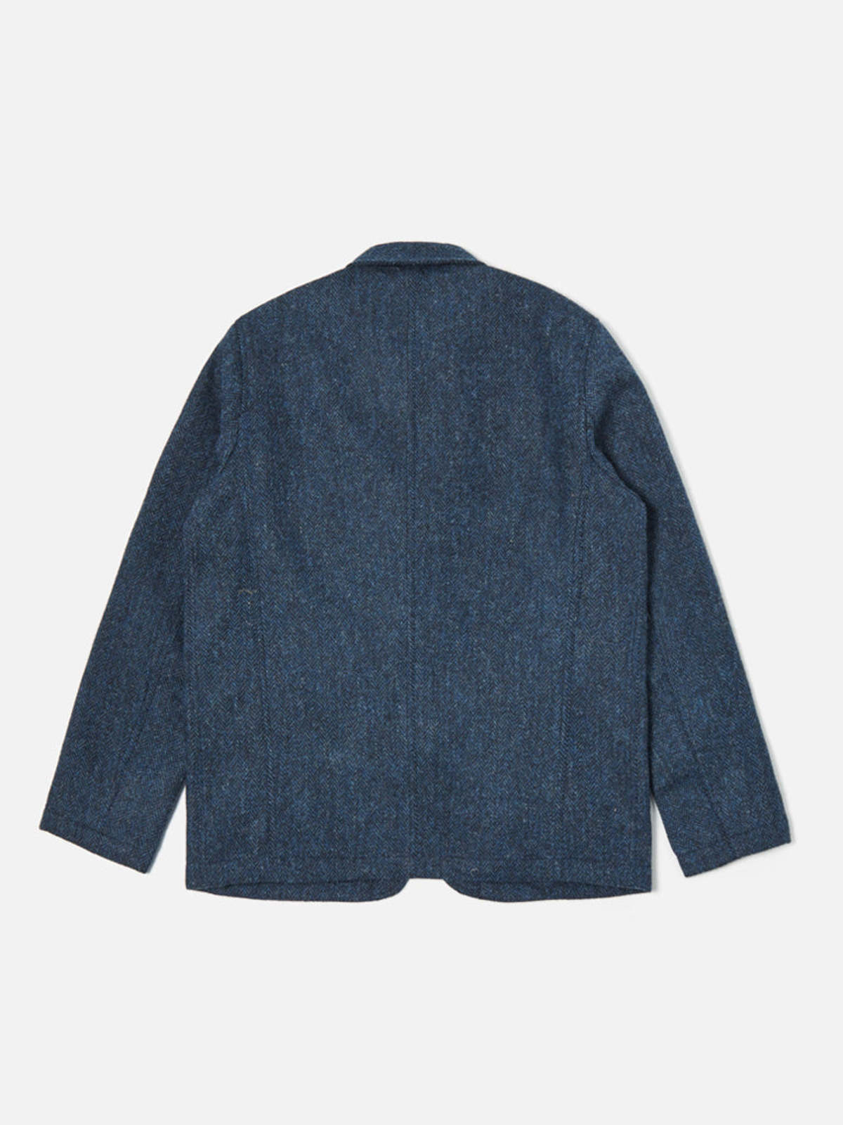 Universal Works Harris Tweed Bakers Jacket - Navy Tweed | Garmentory