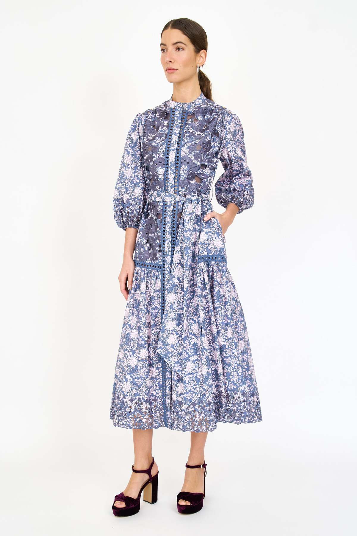 CHRISTY LYNN Sasha Dress - Slate Beaudet | Garmentory
