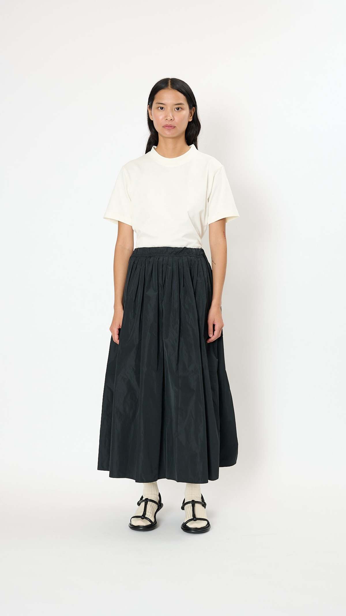 Sofie D'Hoore Shea Midi Skirt - Black | Garmentory