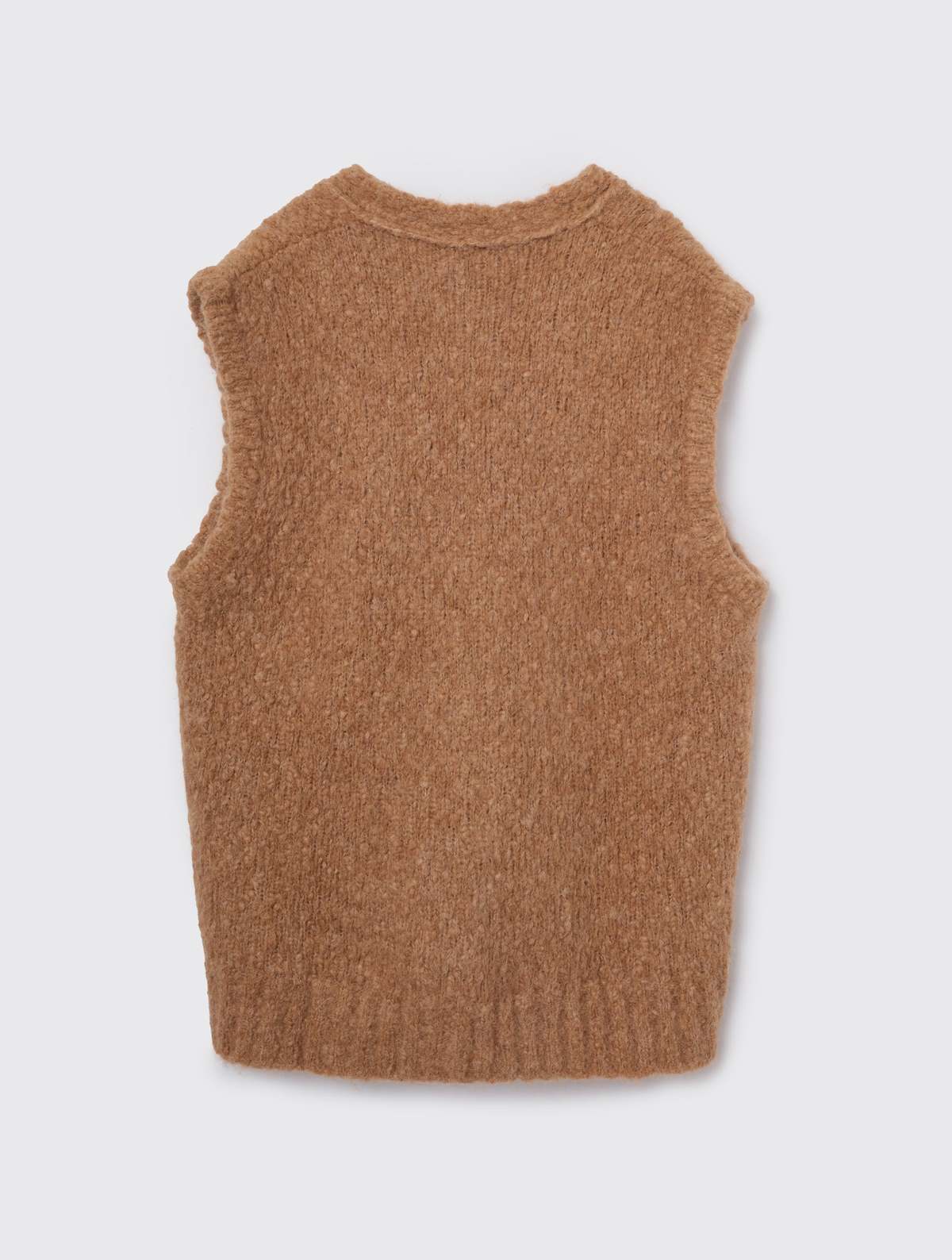 Norse Projects August Flame Alpaca Cardigan - Camel | Garmentory