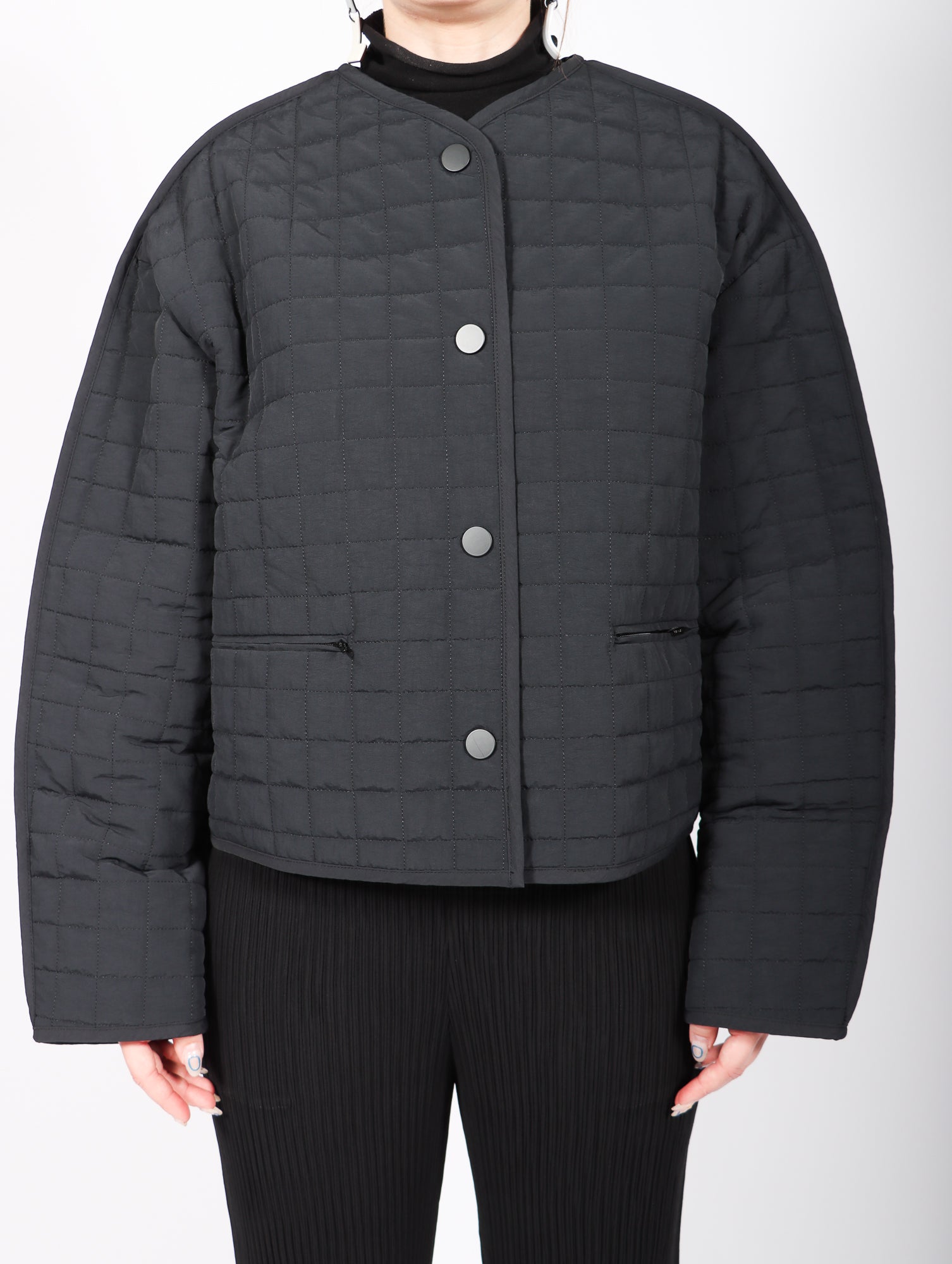 Rodebjer Hera Quilted Jacket - Black | Garmentory