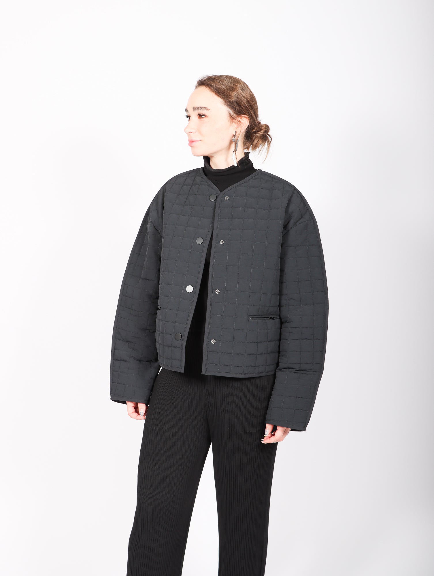 Rodebjer Hera Quilted Jacket - Black | Garmentory