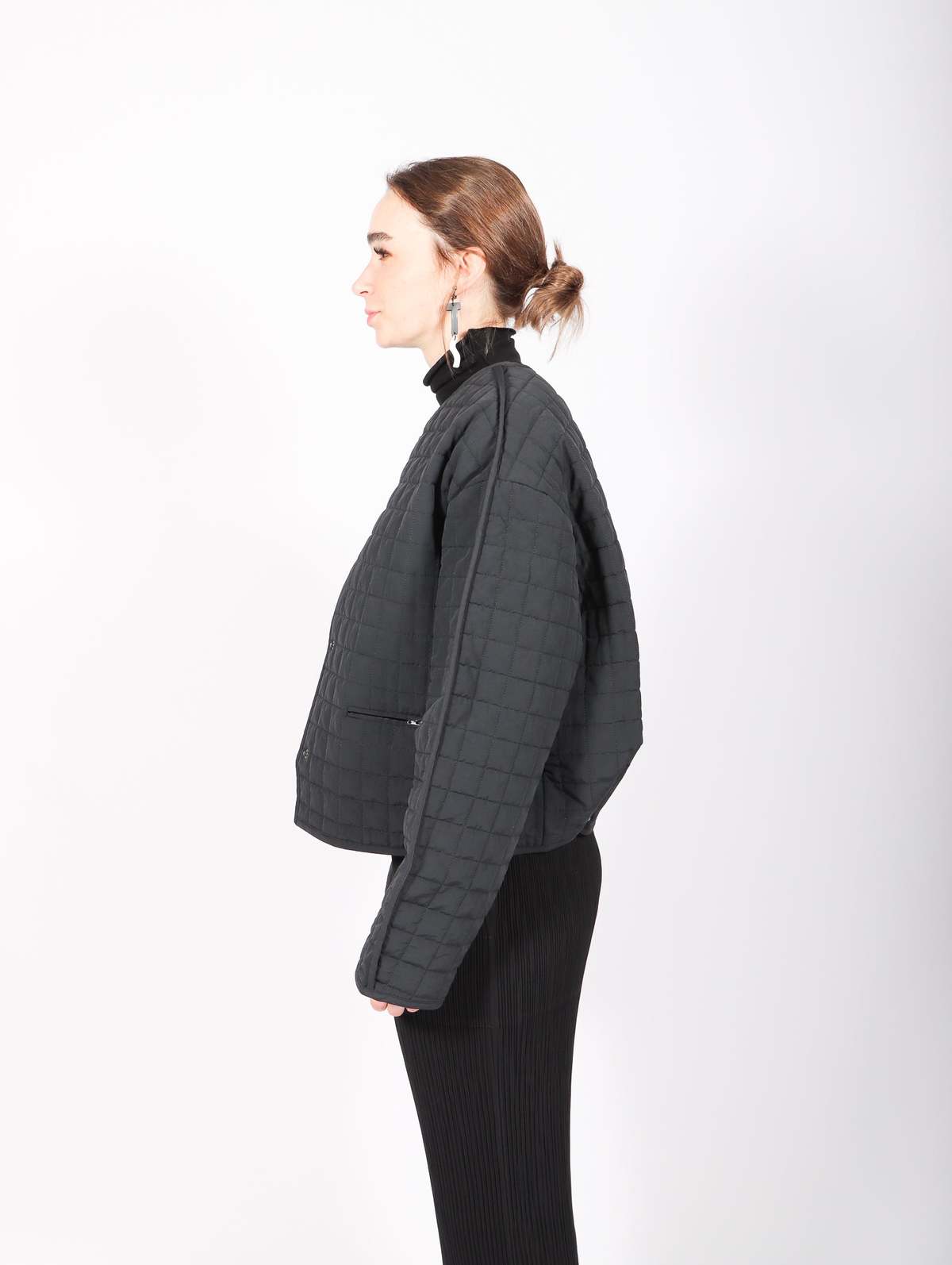 Rodebjer Hera Quilted Jacket - Black | Garmentory