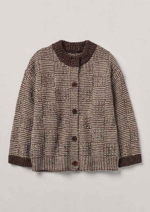 TOAST Donegal Grid Stitch Knitted Jacket | Garmentory