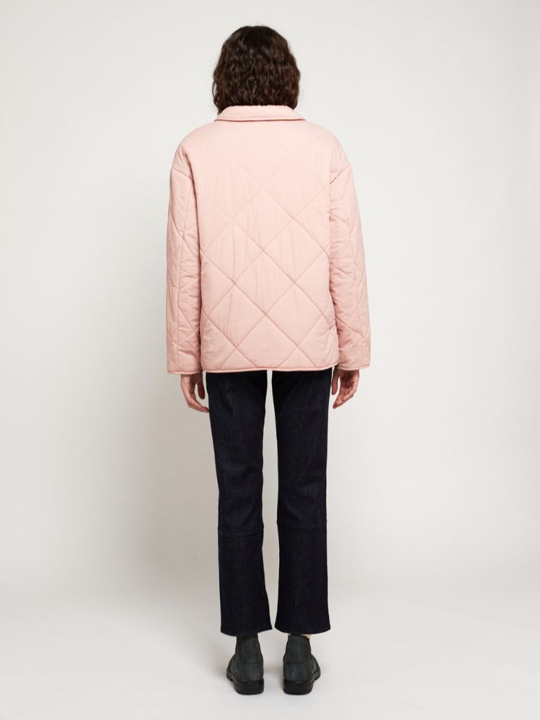 Bobo Choses Quilted Puffa Jacket - Pink/Yellow | Garmentory