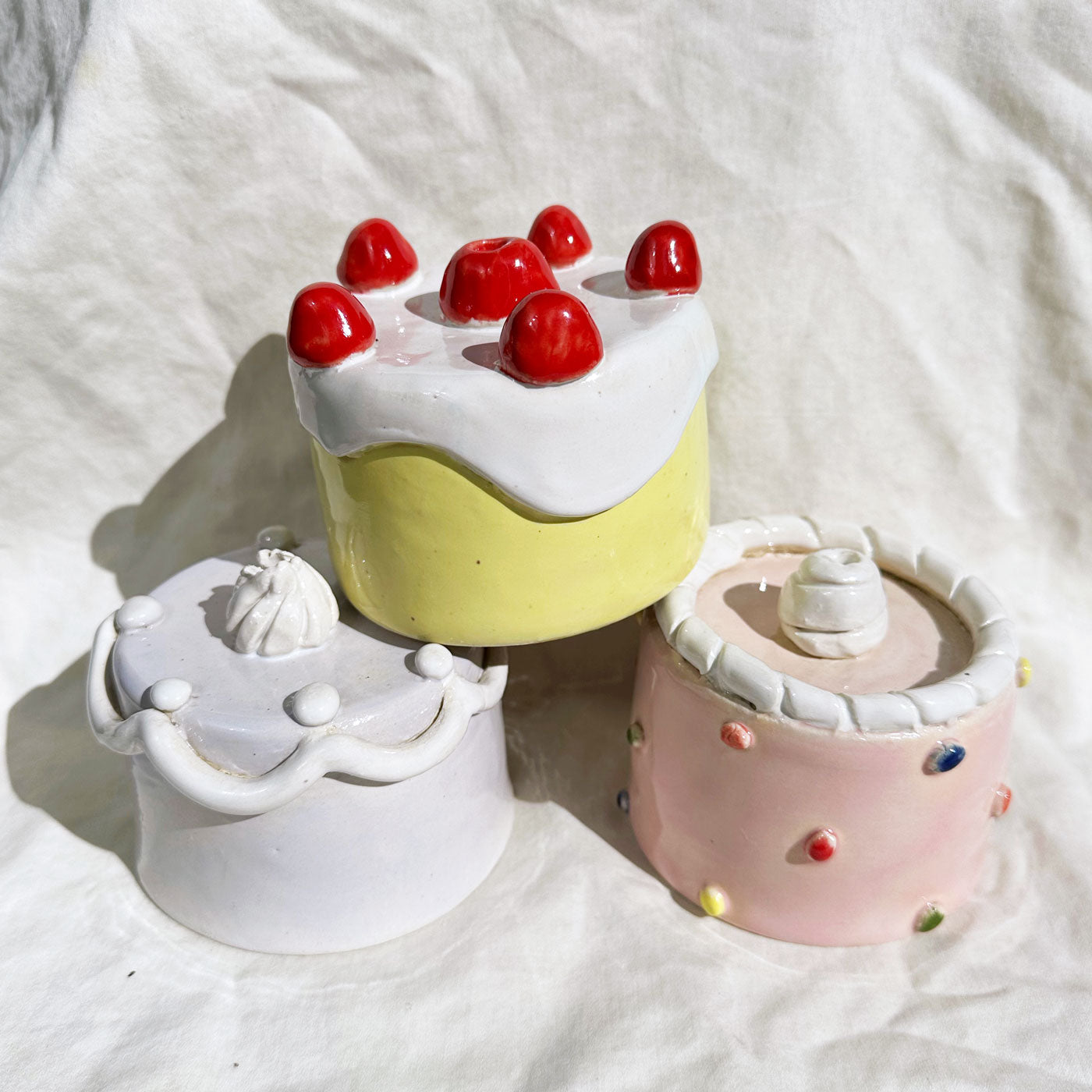 Miryo Studio Ceramic Birthday Cake | Garmentory