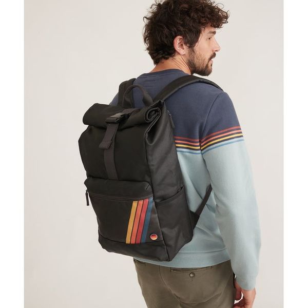 Marine Layer Roll Top Backpack - Phantom | Garmentory