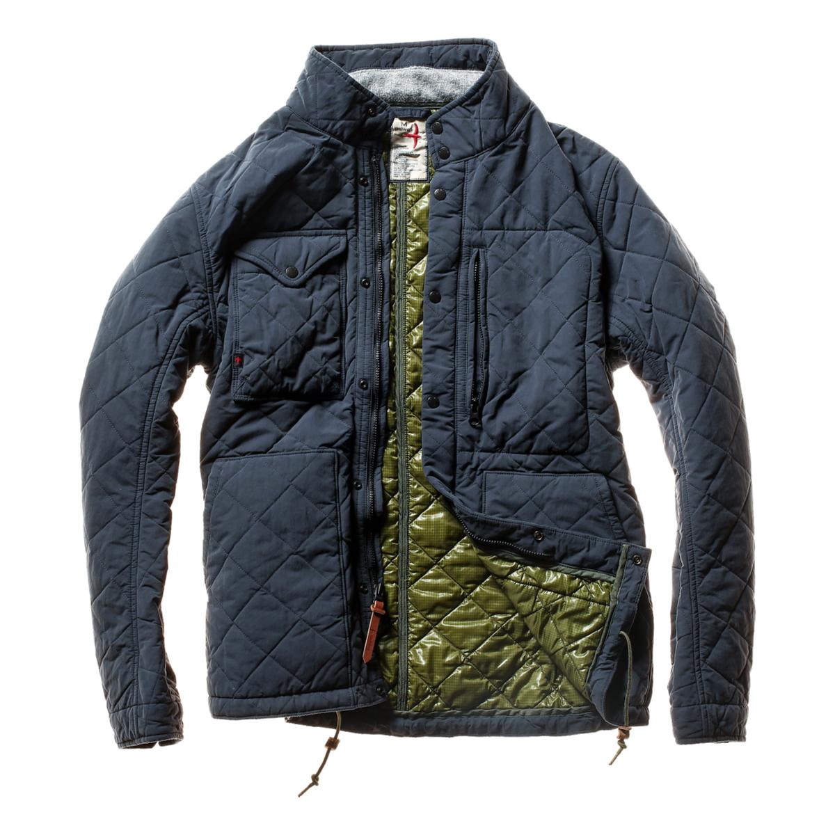 Relwen Quilted Tanker Jacket - Navy | Garmentory