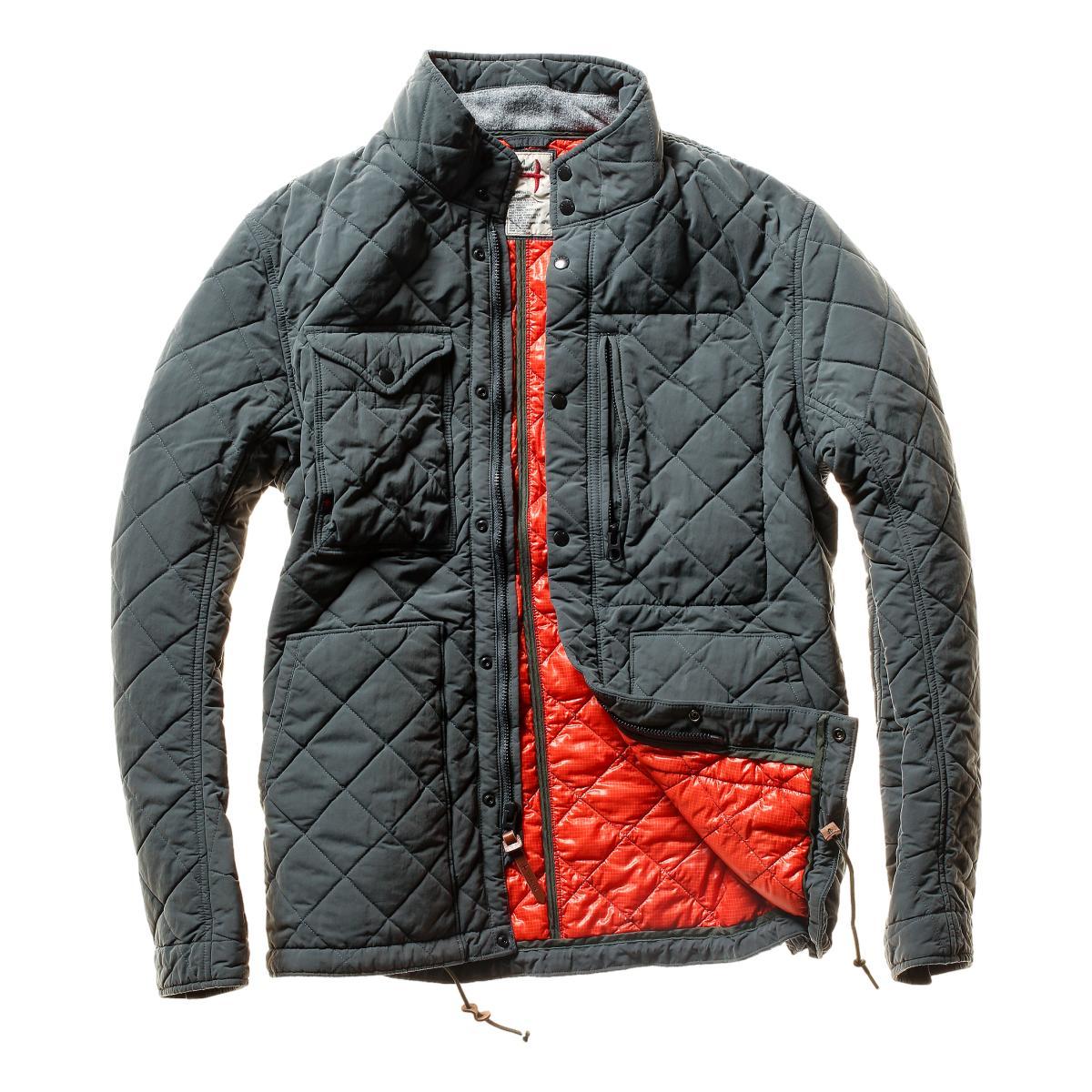 Relwen Quilted Tanker Jacket - Steel Grey | Garmentory