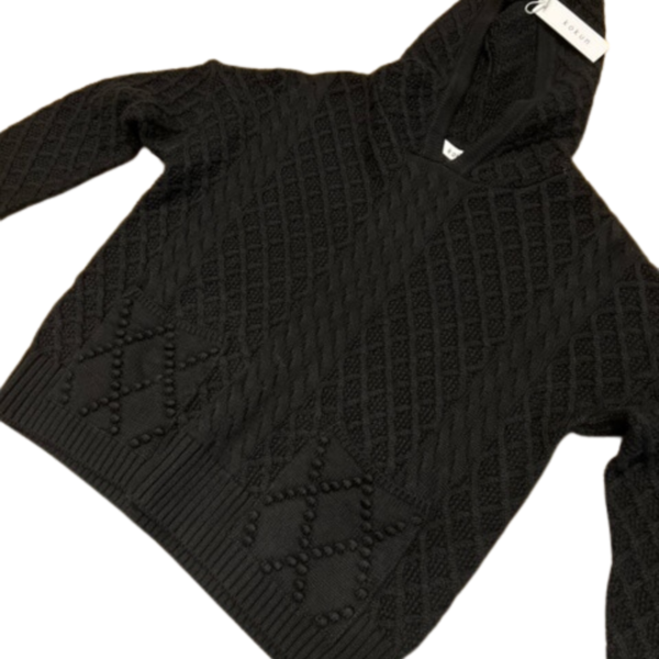 Kokun Butterfly Stitch Sweater Cardigan - Black | Garmentory