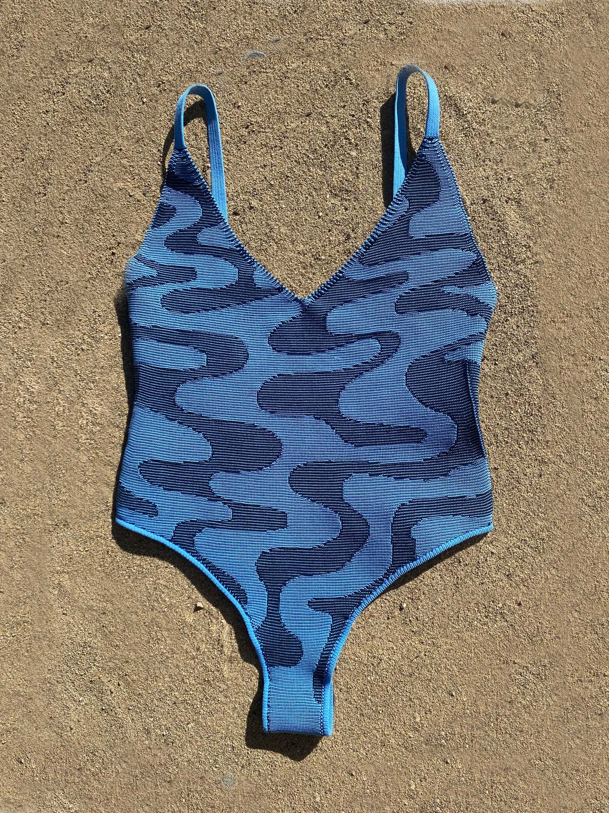 Fin and Ray Meri One Piece Swimsuit - Deep Sea/Sky | Garmentory